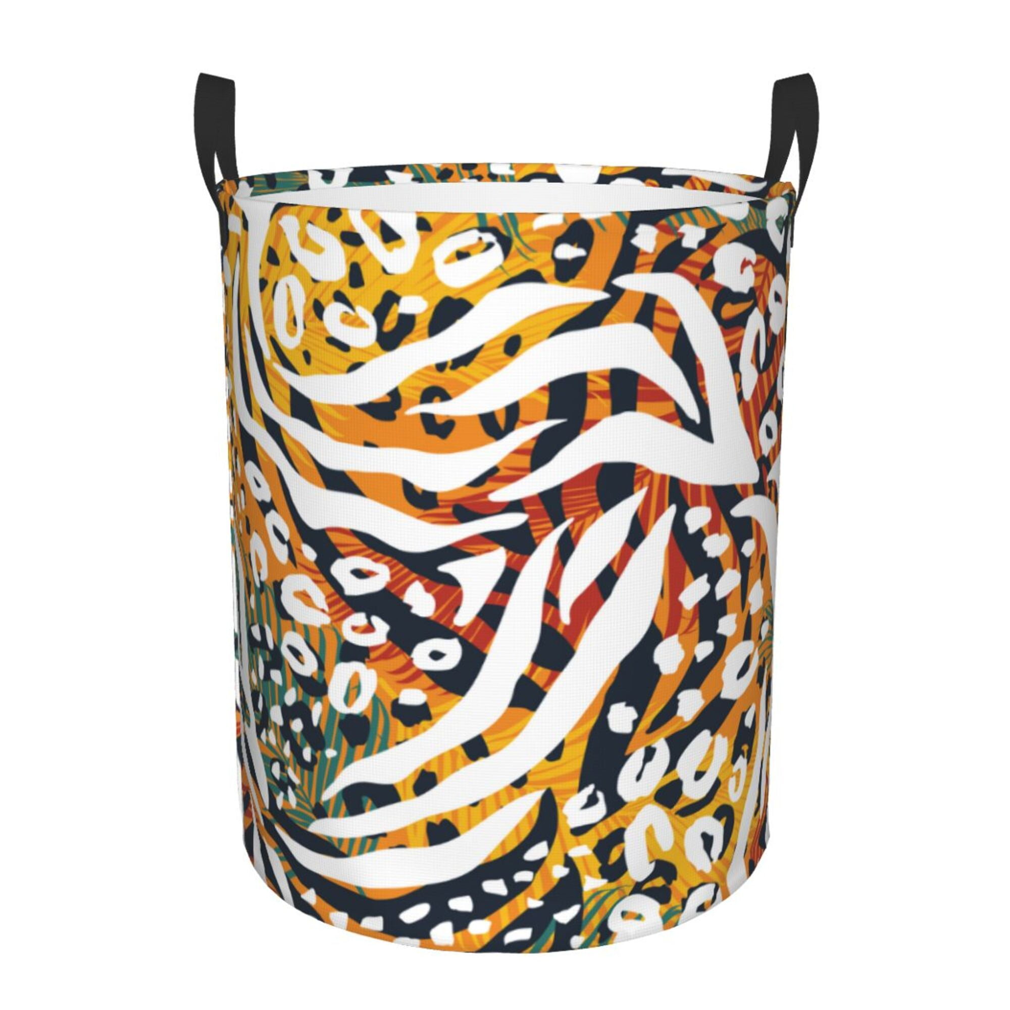DouZhe Waterproof Collapsible Large Laundry Baskets, African Animal ...