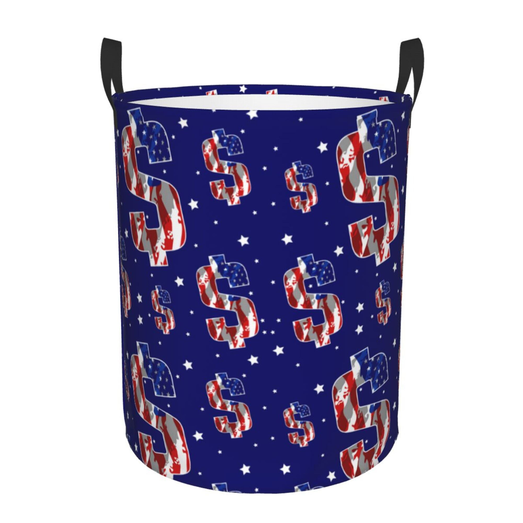 DouZhe Waterproof Collapsible Large Laundry Baskets, American Flag ...