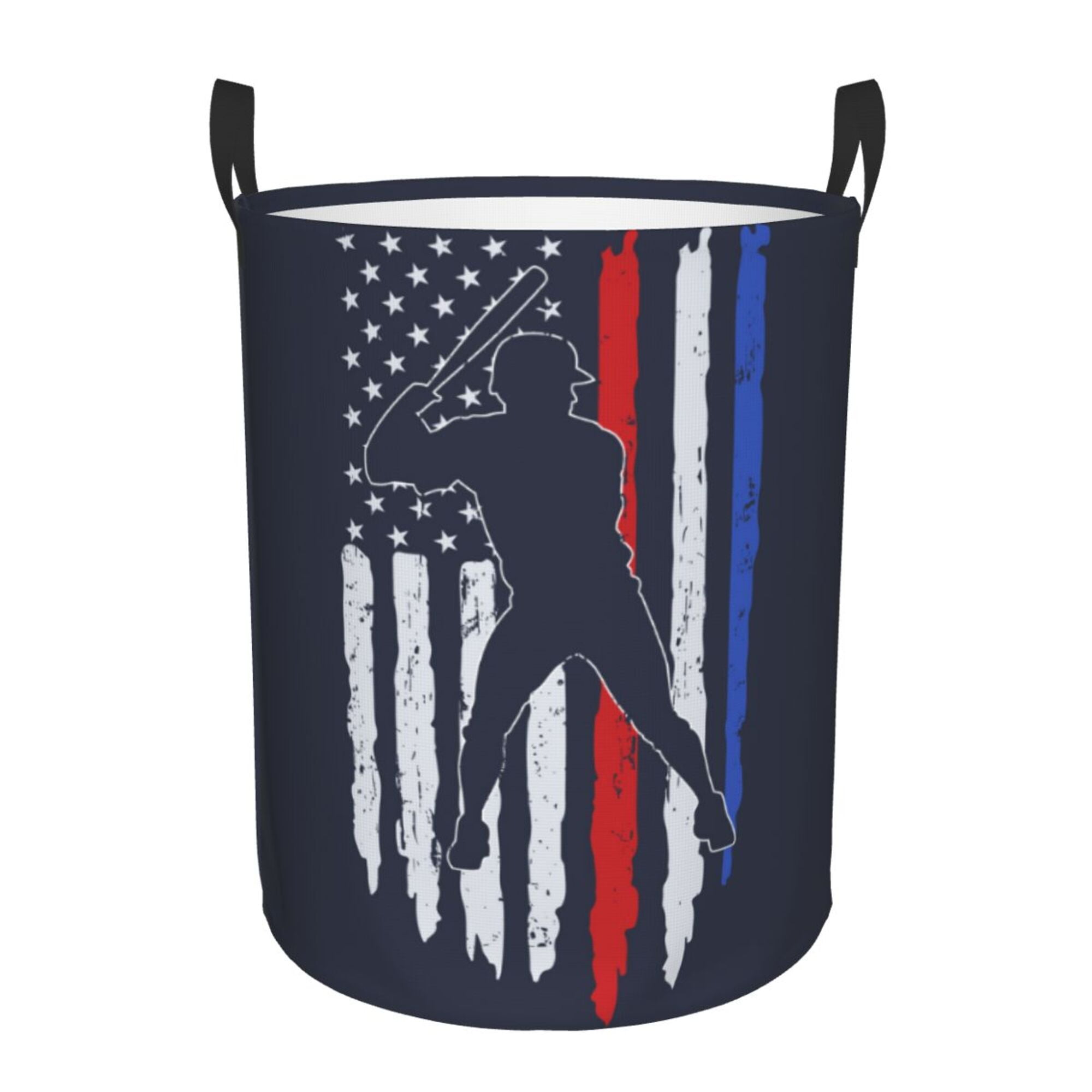 DouZhe Waterproof Collapsible Large Laundry Baskets, Baseball American ...