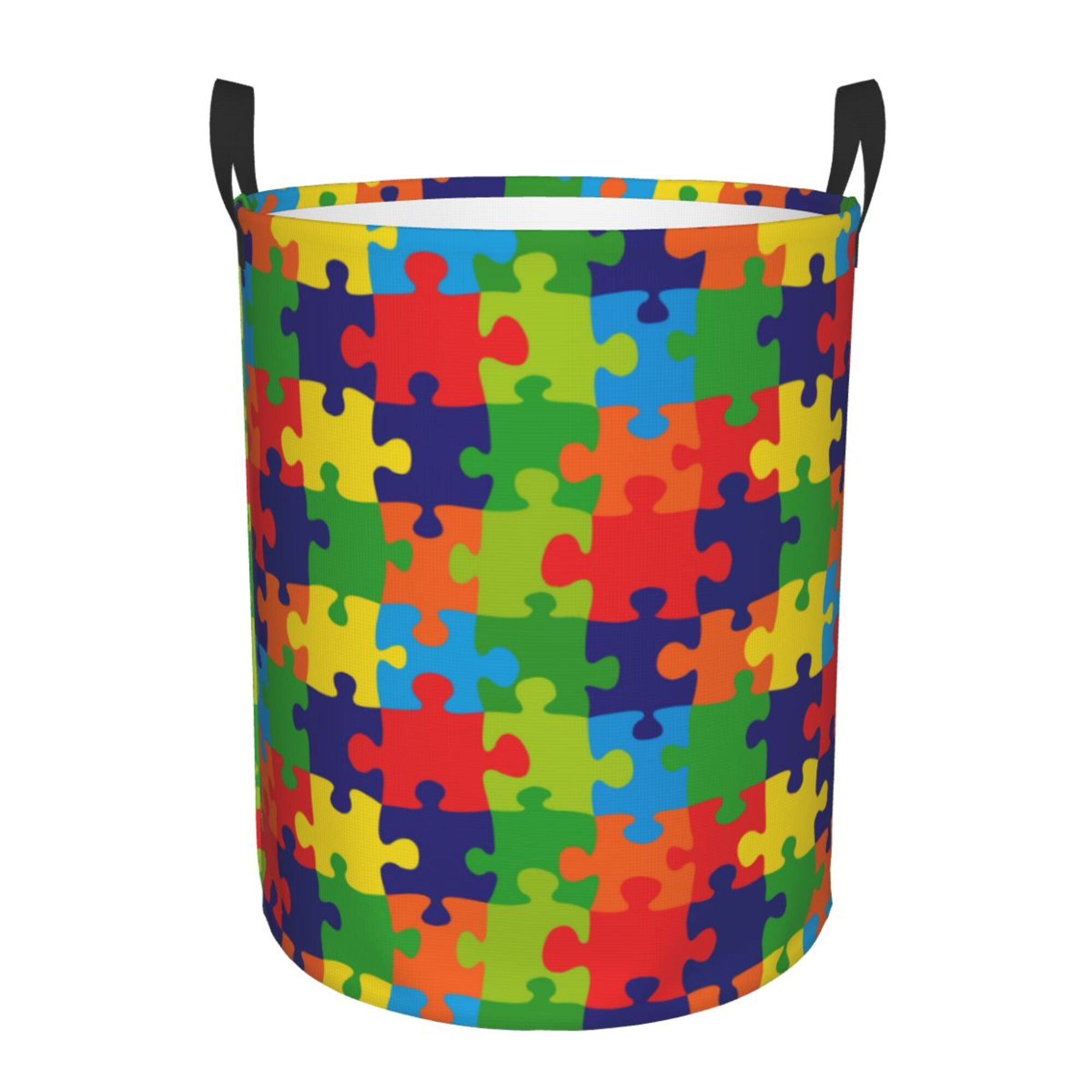 DouZhe Waterproof Collapsible Large Laundry Baskets, Cartoon Geometric ...