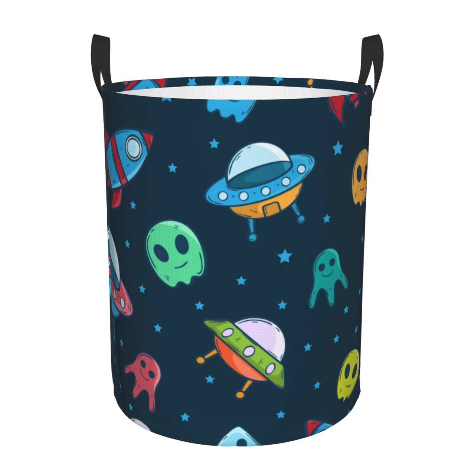DouZhe Waterproof Collapsible Large Laundry Baskets, Cartoon UFO ...