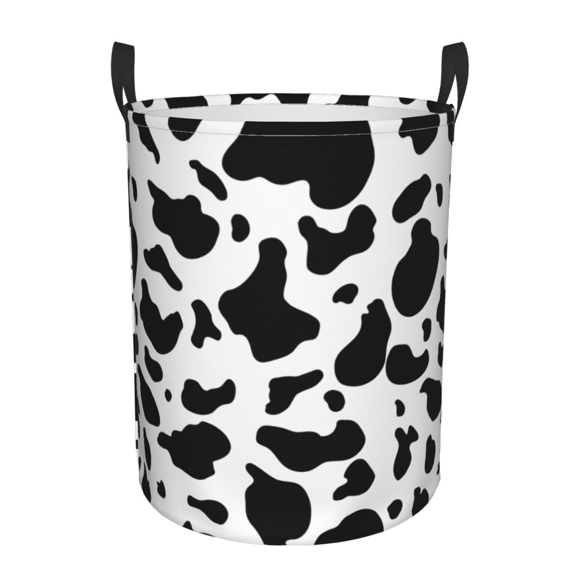 DouZhe Waterproof Collapsible Round Clothes Hamper, Large Cow Texture ...