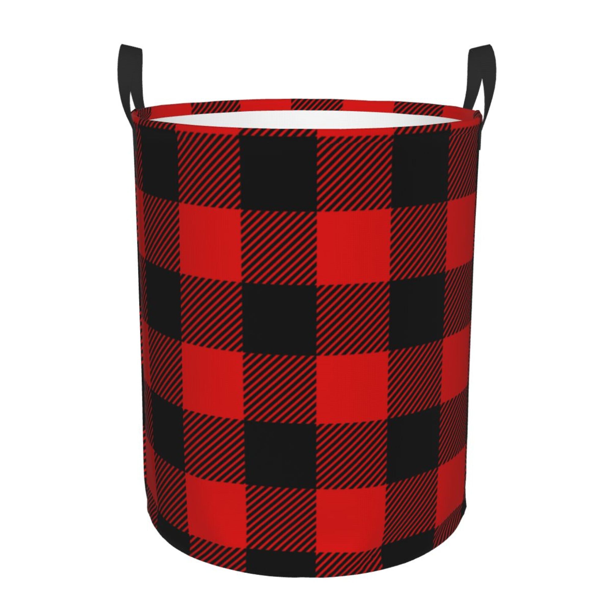 DouZhe Waterproof Collapsible Large Laundry Baskets, Fashion Red Black ...