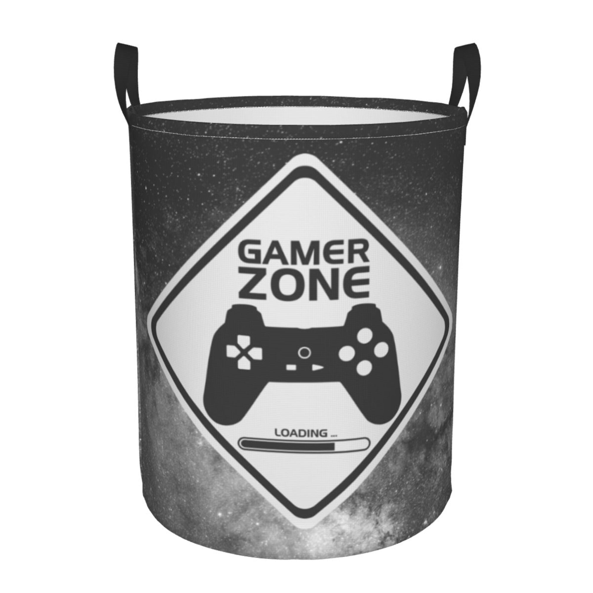DouZhe Waterproof Collapsible Large Laundry Baskets, Gamer Zone Gray ...