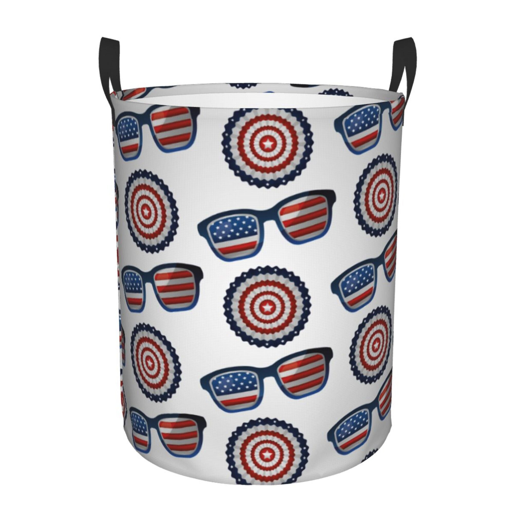 DouZhe Waterproof Collapsible Large Laundry Baskets, Patriotic Day ...
