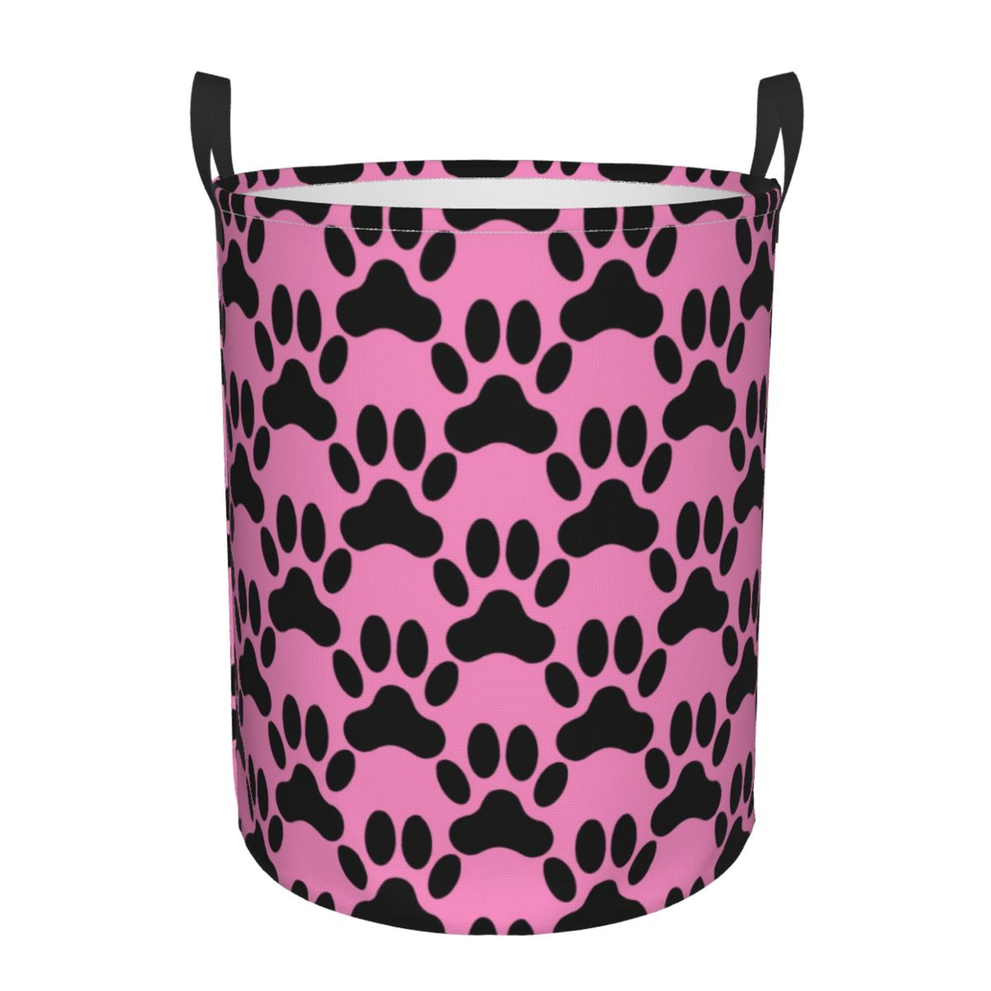 DouZhe Waterproof Collapsible Large Laundry Baskets, Pink Animal Dog ...