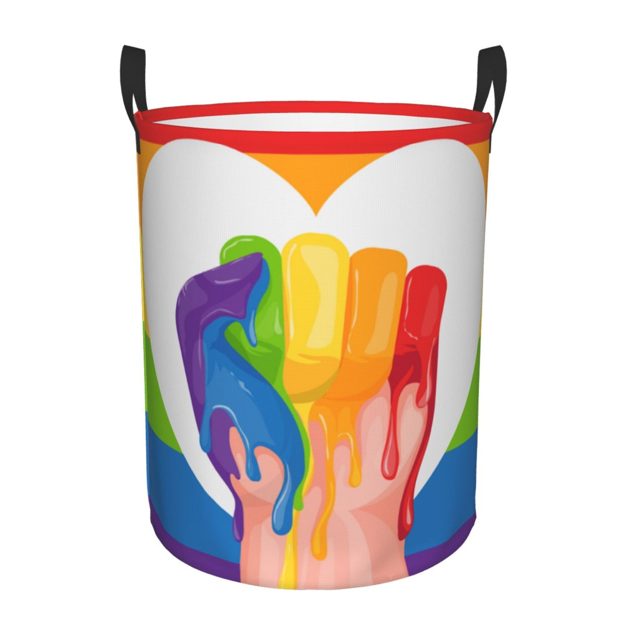 DouZhe Waterproof Collapsible Large Laundry Baskets, Pride Day Lgtb ...