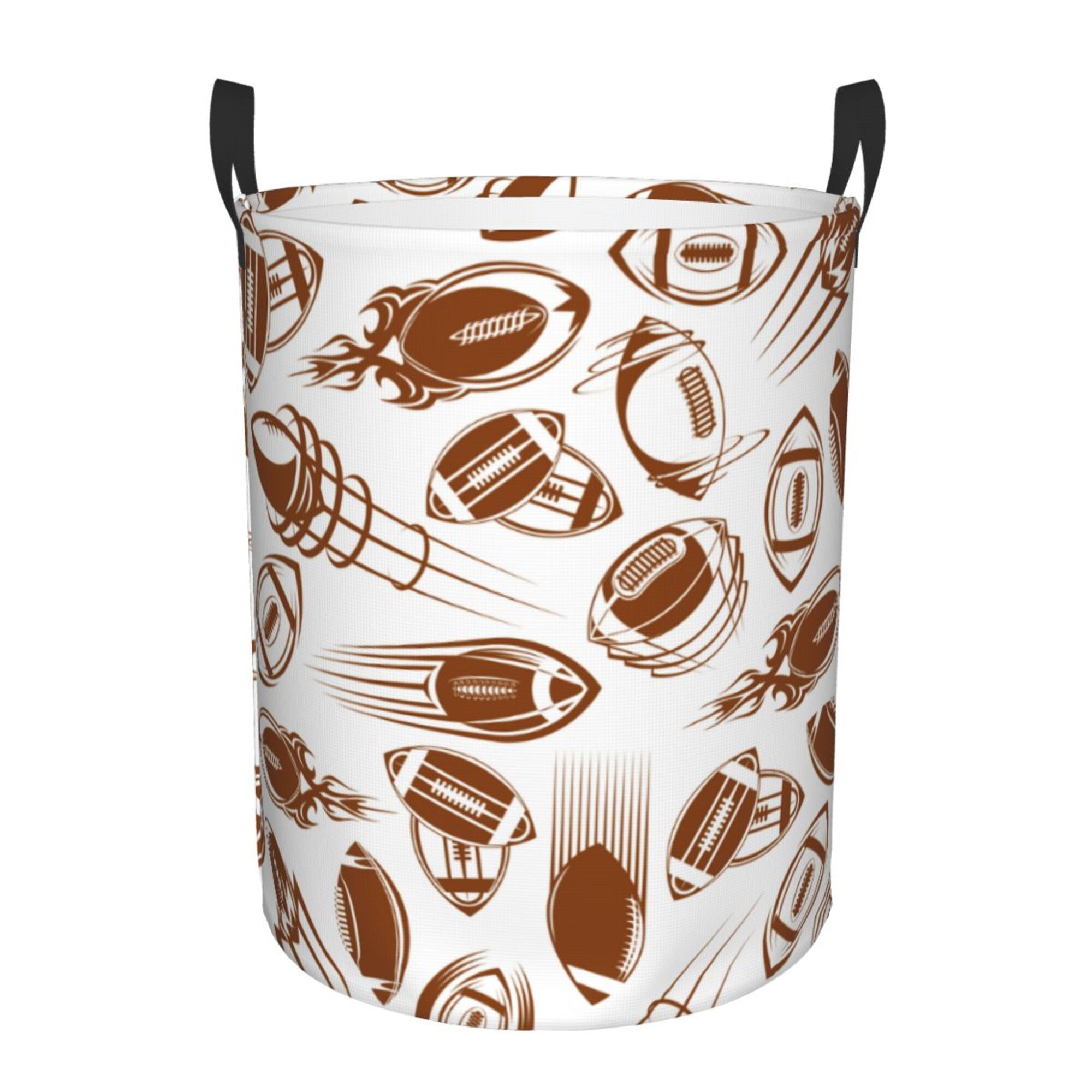 DouZhe Waterproof Collapsible Large Laundry Baskets, Retro American ...