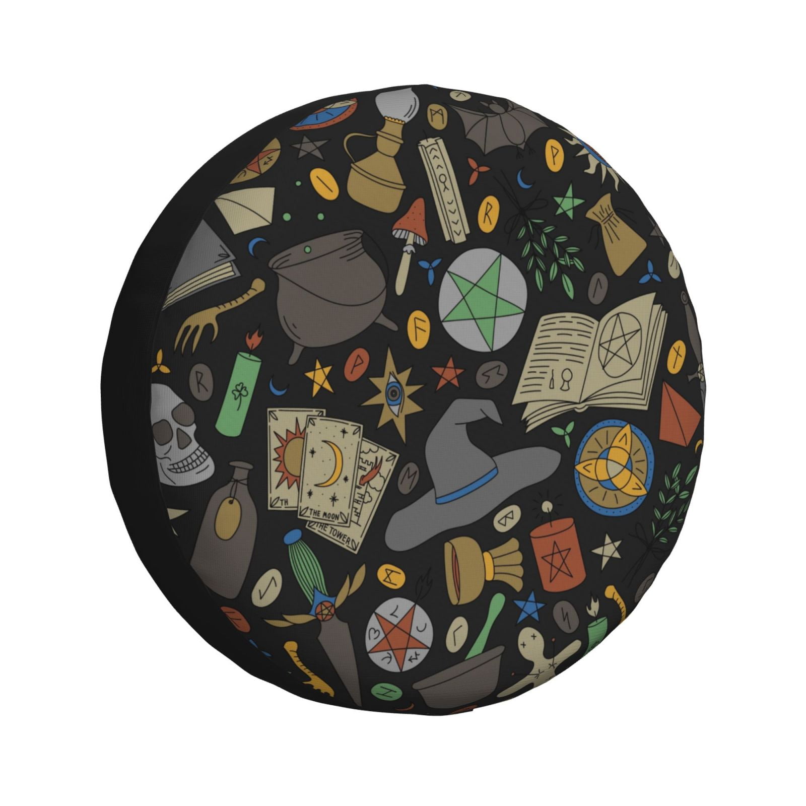 DouZhe Waterproof Spare Tire Cover, Alchemy Magic Witch Witchcraft ...