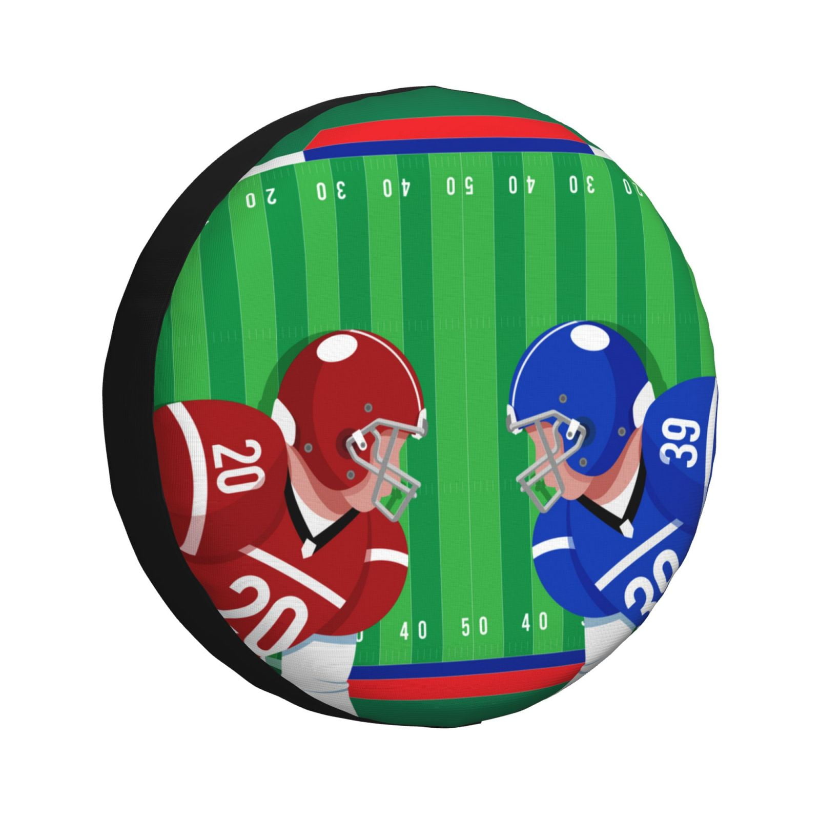 DouZhe Waterproof Spare Tire Cover, American Football Sports Players ...