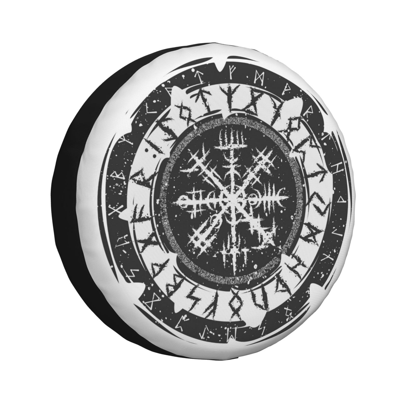 DouZhe Waterproof Spare Tire Cover, Ancient Viking Rune Dark Circle ...