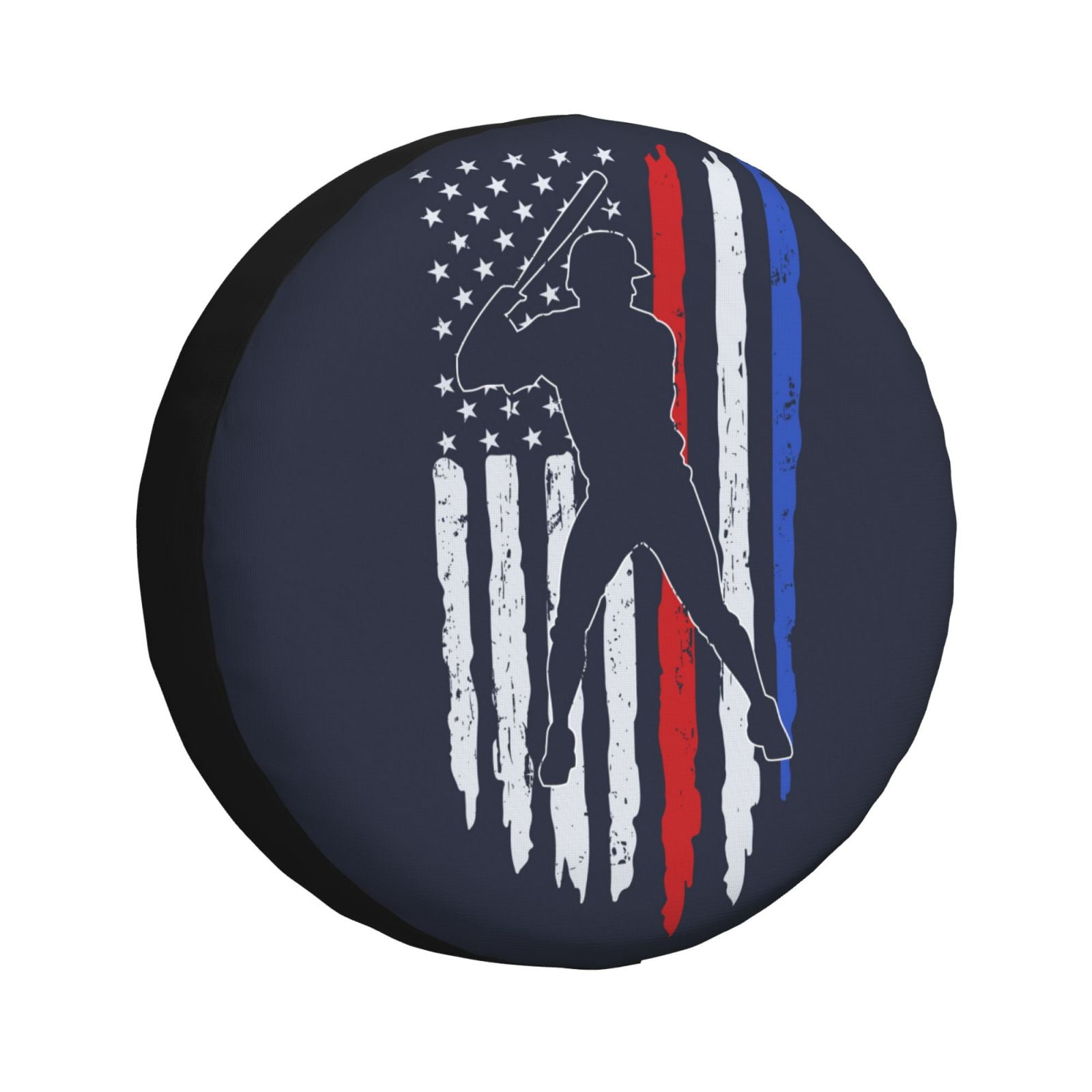 DouZhe Waterproof Spare Tire Cover, Baseball American Flag Patriotic ...