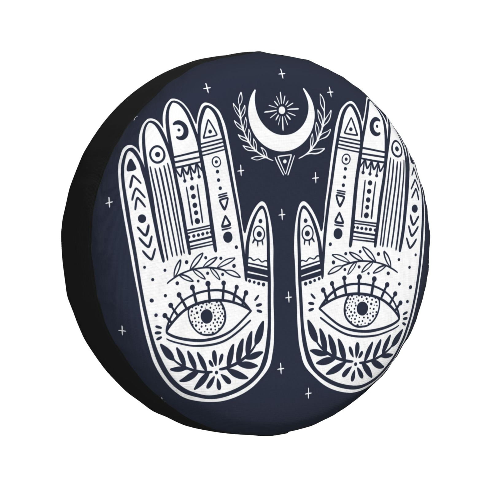 DouZhe Waterproof Spare Tire Cover, Bohemian Evil Eye Hamsa Hand Moon ...