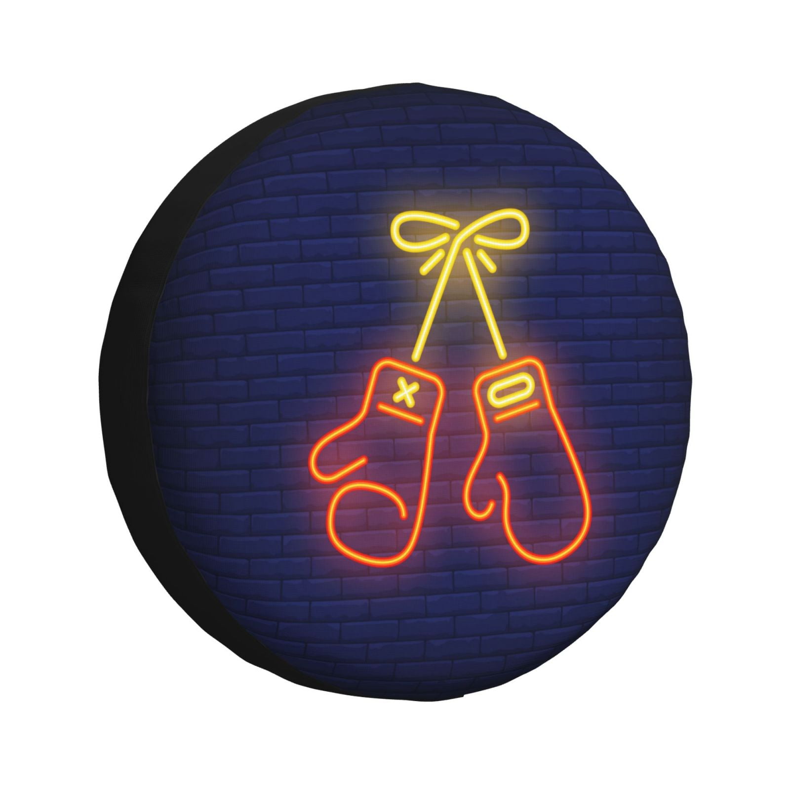 DouZhe Waterproof Spare Tire Cover, Boxing Neon Signs Prints Adjustable ...