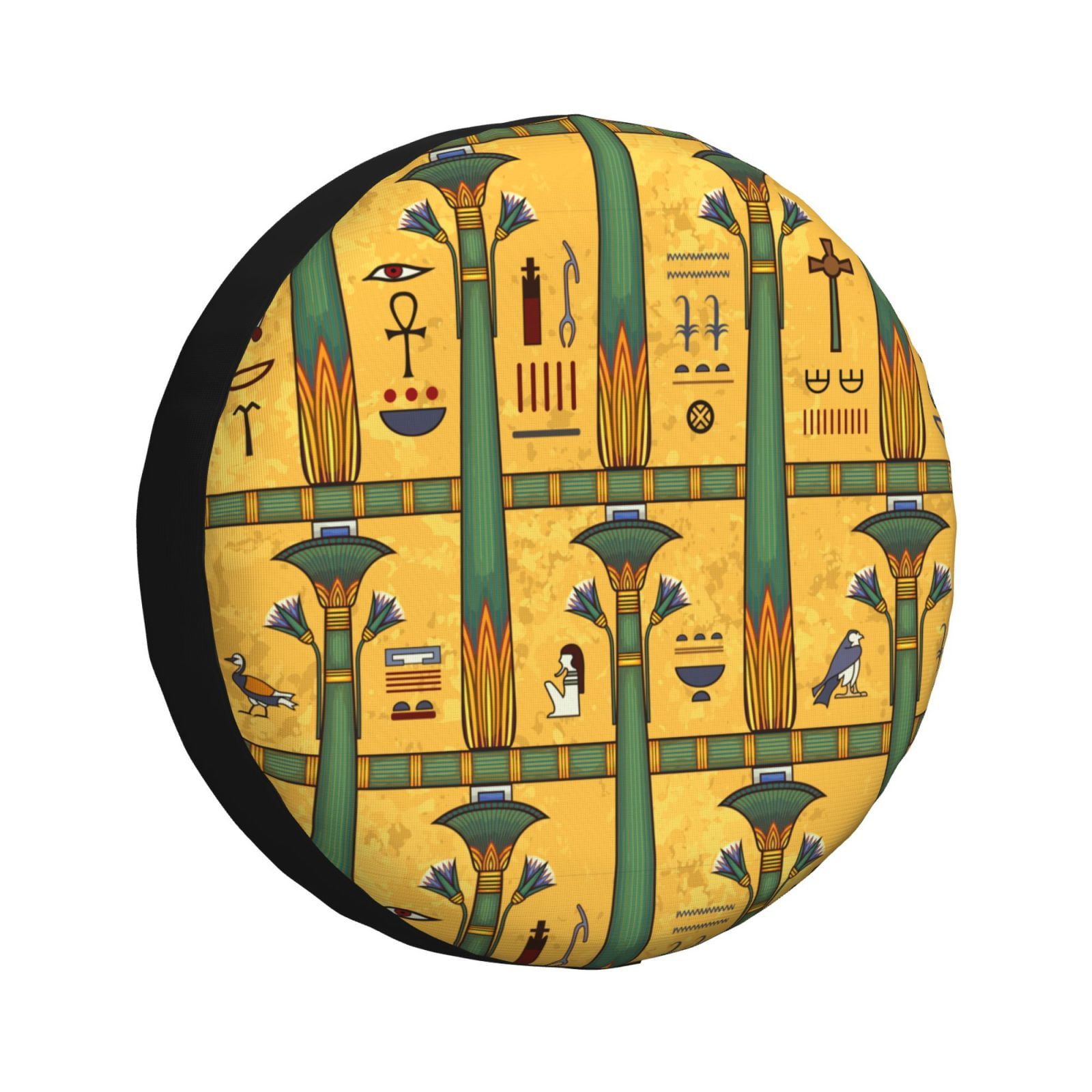 DouZhe Waterproof Spare Tire Cover, Cartoon Ancient Egyptian Symbols ...