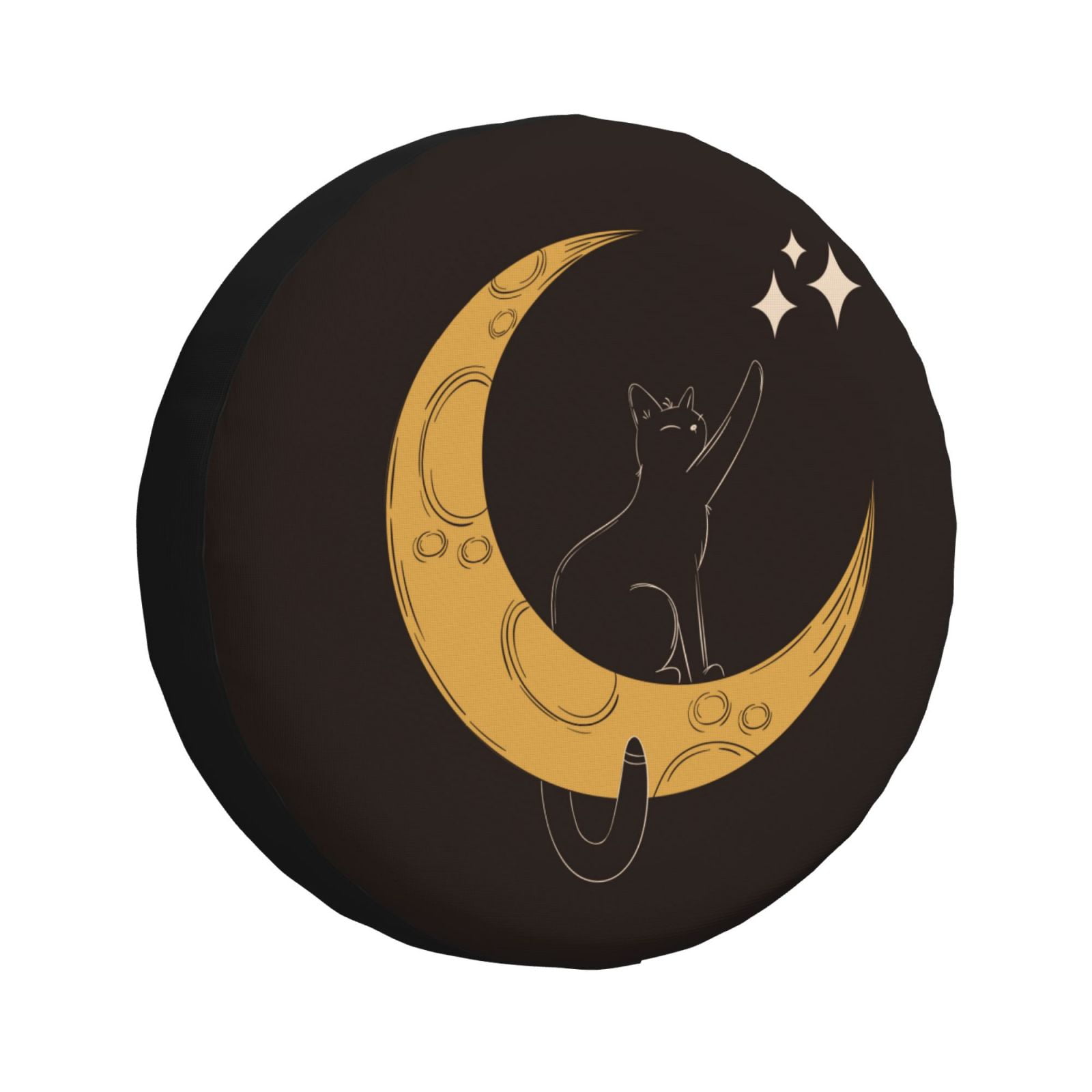 DouZhe Waterproof Spare Tire Cover, Cartoon Cat Moon Sky Prints ...