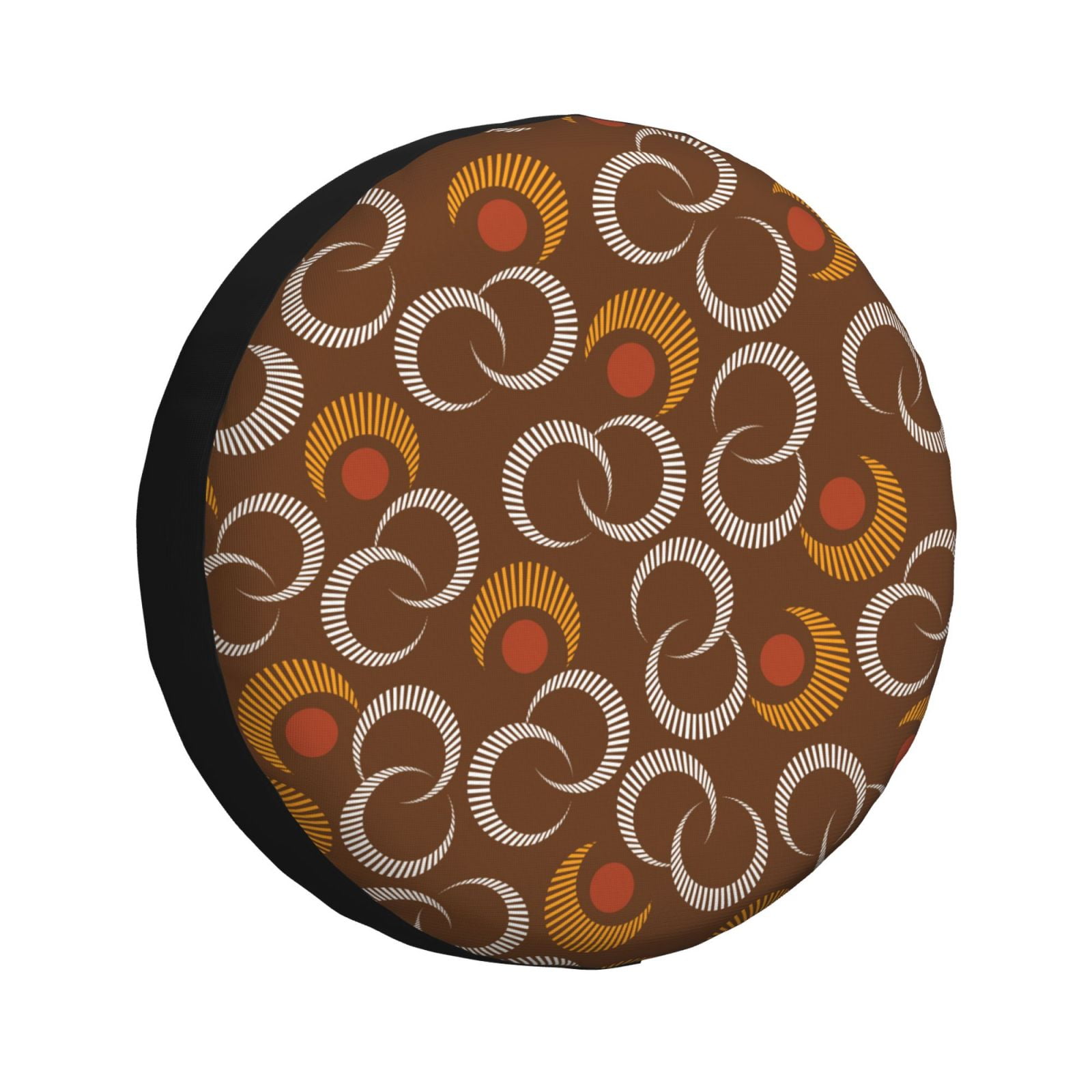 DouZhe Waterproof Spare Tire Cover, Colorful Hippie Aesthetic Floral ...