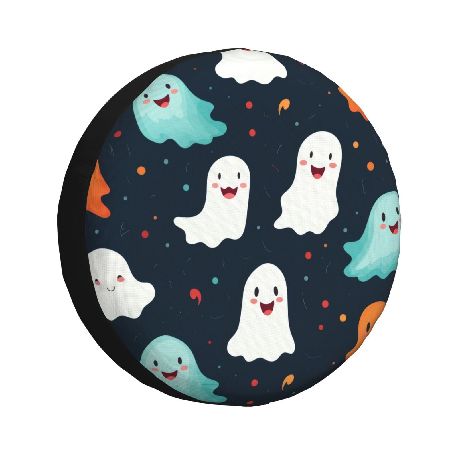 DouZhe Waterproof Spare Tire Cover, Cute Halloween Theme Ghosts Prints ...