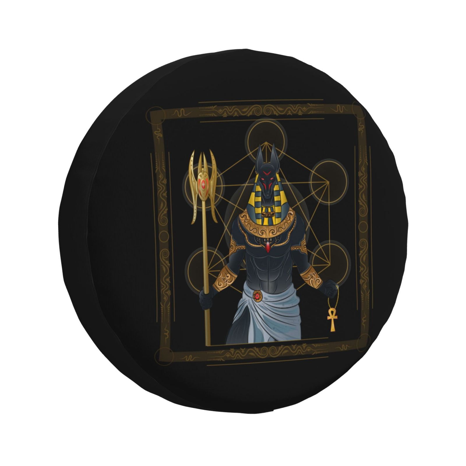 DouZhe Waterproof Spare Tire Cover, Egyptian God Anubis Prints ...
