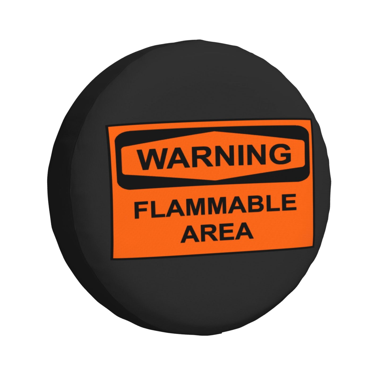 DouZhe Waterproof Spare Tire Cover, Flammable Danger Warning Prints ...