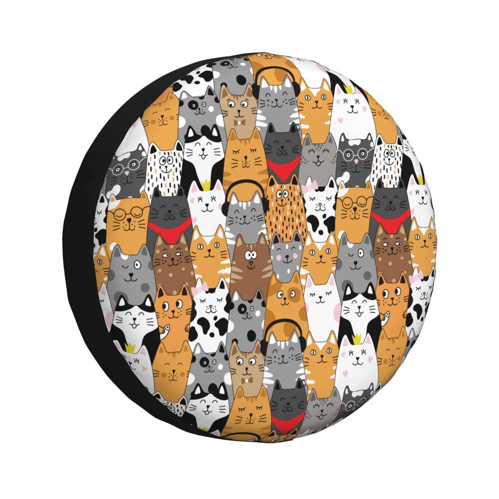 DouZhe Waterproof Spare Tire Cover, Funny Cartoon Cats Animals Prints ...
