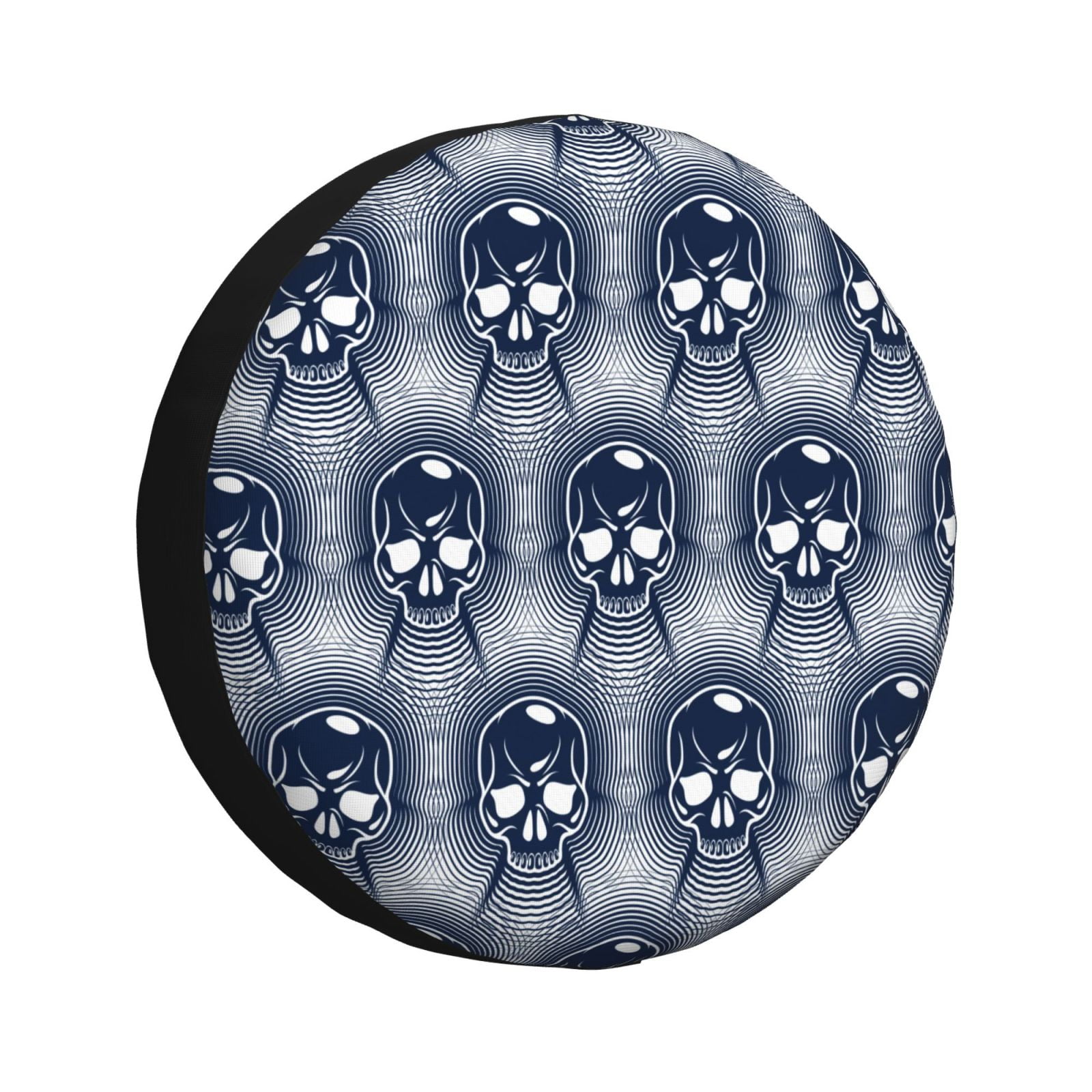 DouZhe Waterproof Spare Tire Cover, Gothic Rock Skull Prints Adjustable ...