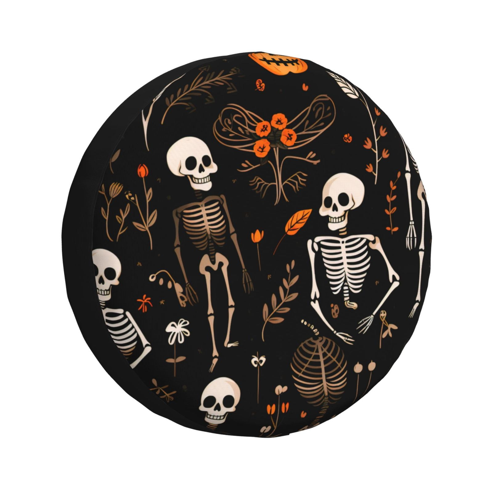 DouZhe Waterproof Spare Tire Cover, Halloween Jack Pumpkins Skeletons ...