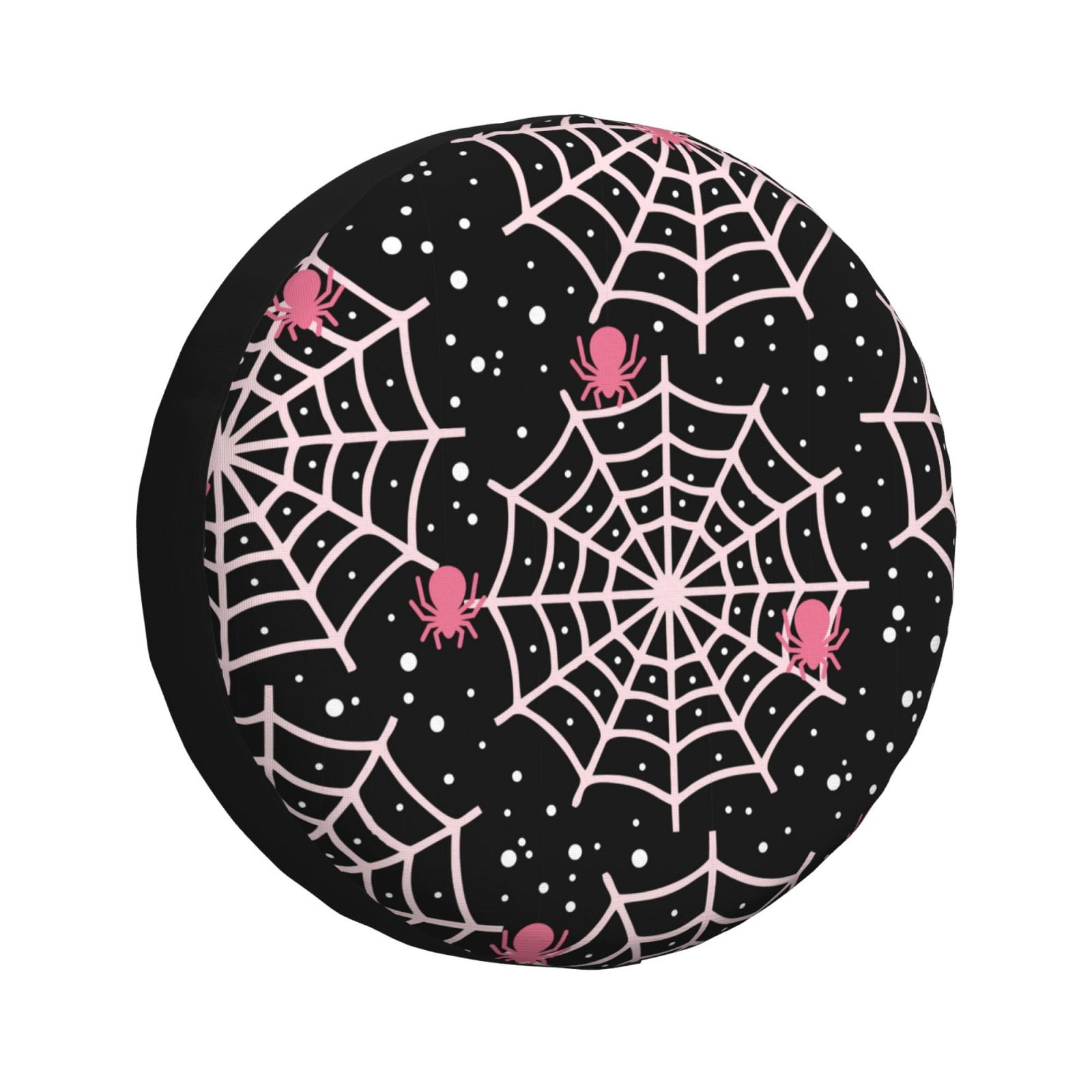 DouZhe Waterproof Spare Tire Cover, Halloween Pink Spider Web Prints ...