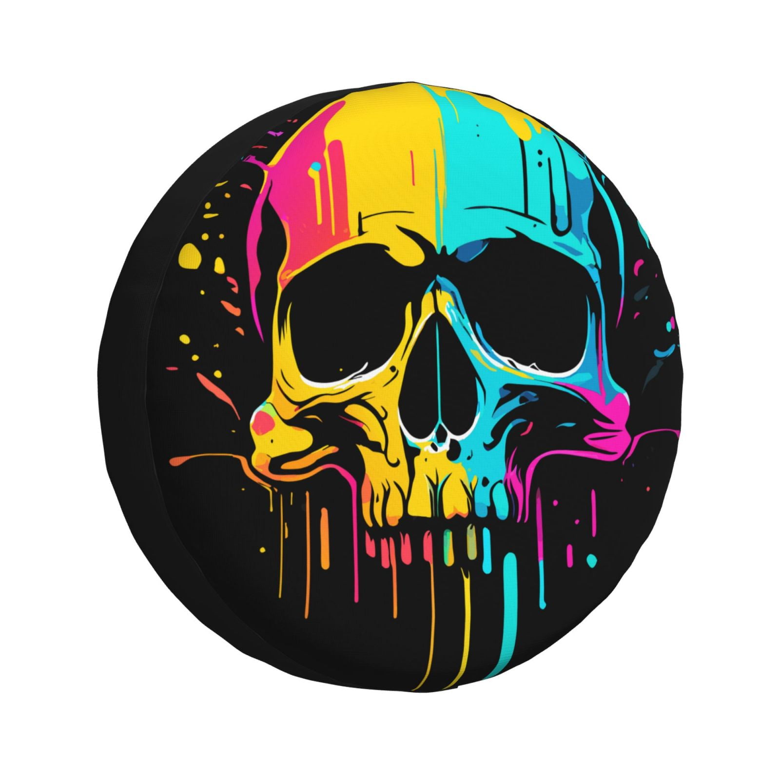 DouZhe Waterproof Spare Tire Cover, Hip Hop Angry Skull Prints ...