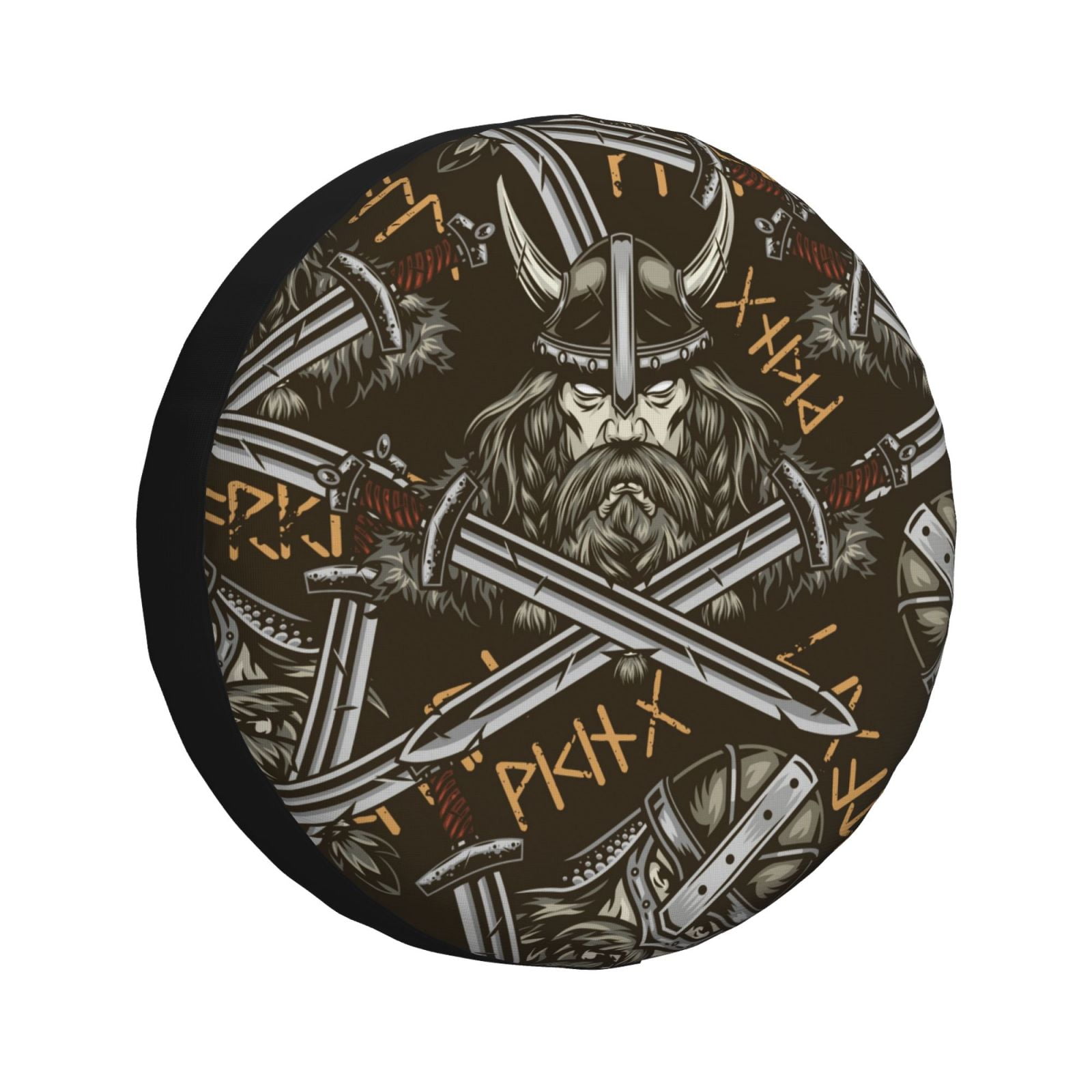 DouZhe Waterproof Spare Tire Cover, Medieval Nordic Viking Warriors ...