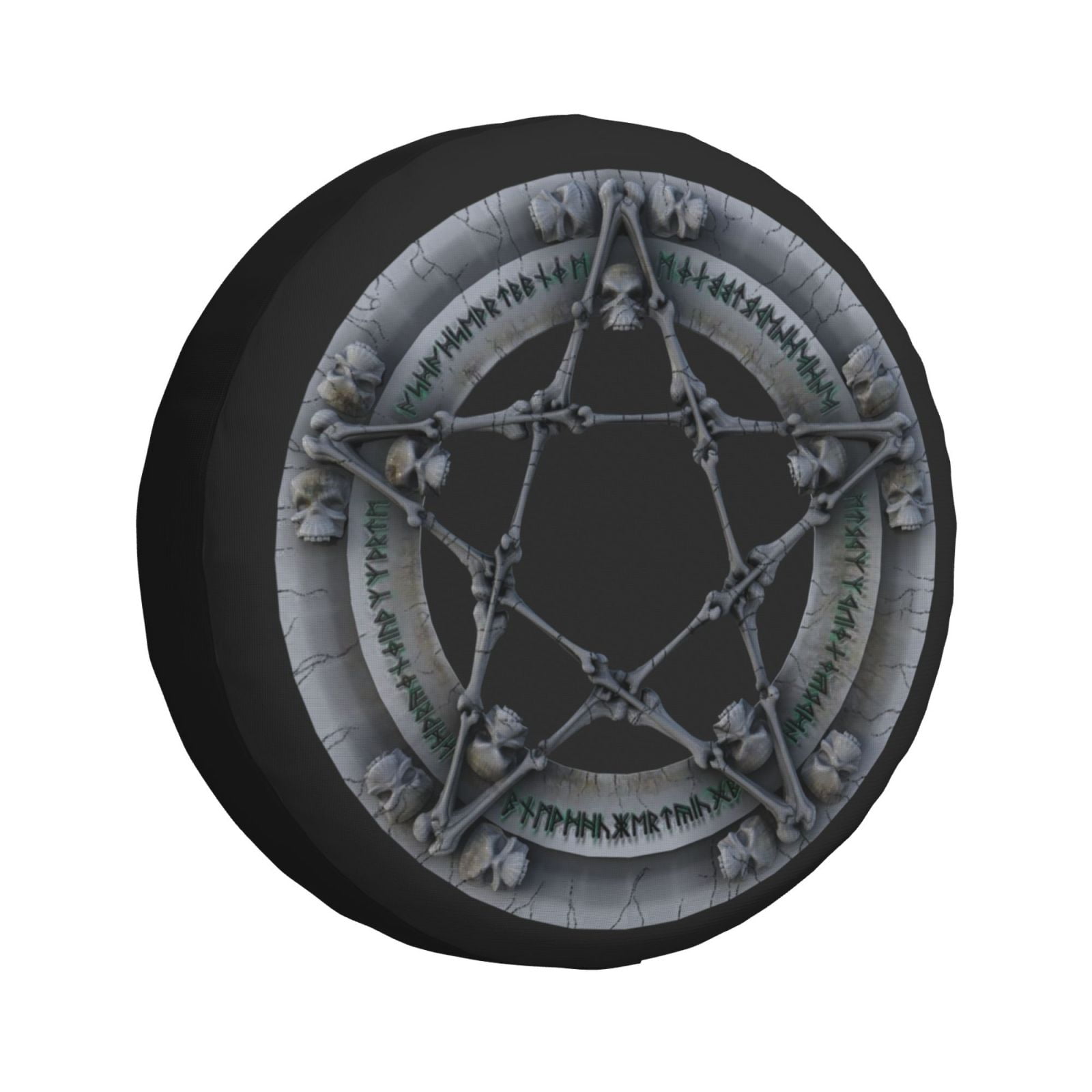 DouZhe Waterproof Spare Tire Cover, Mystery Gothic Pentagram Prints ...