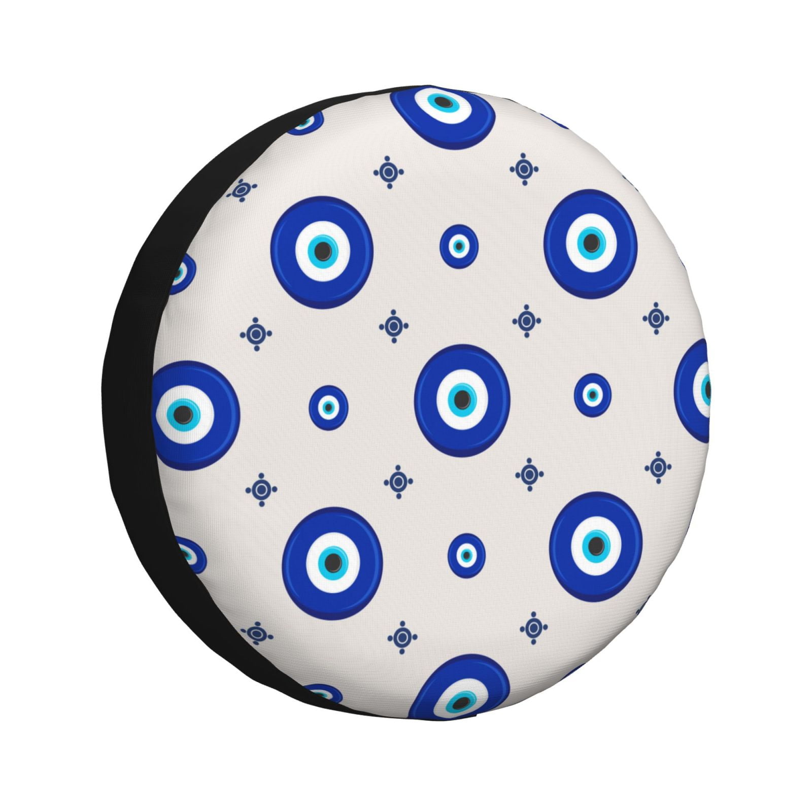 DouZhe Waterproof Spare Tire Cover, Mystic Blue Amulet Evil Eyes Prints ...