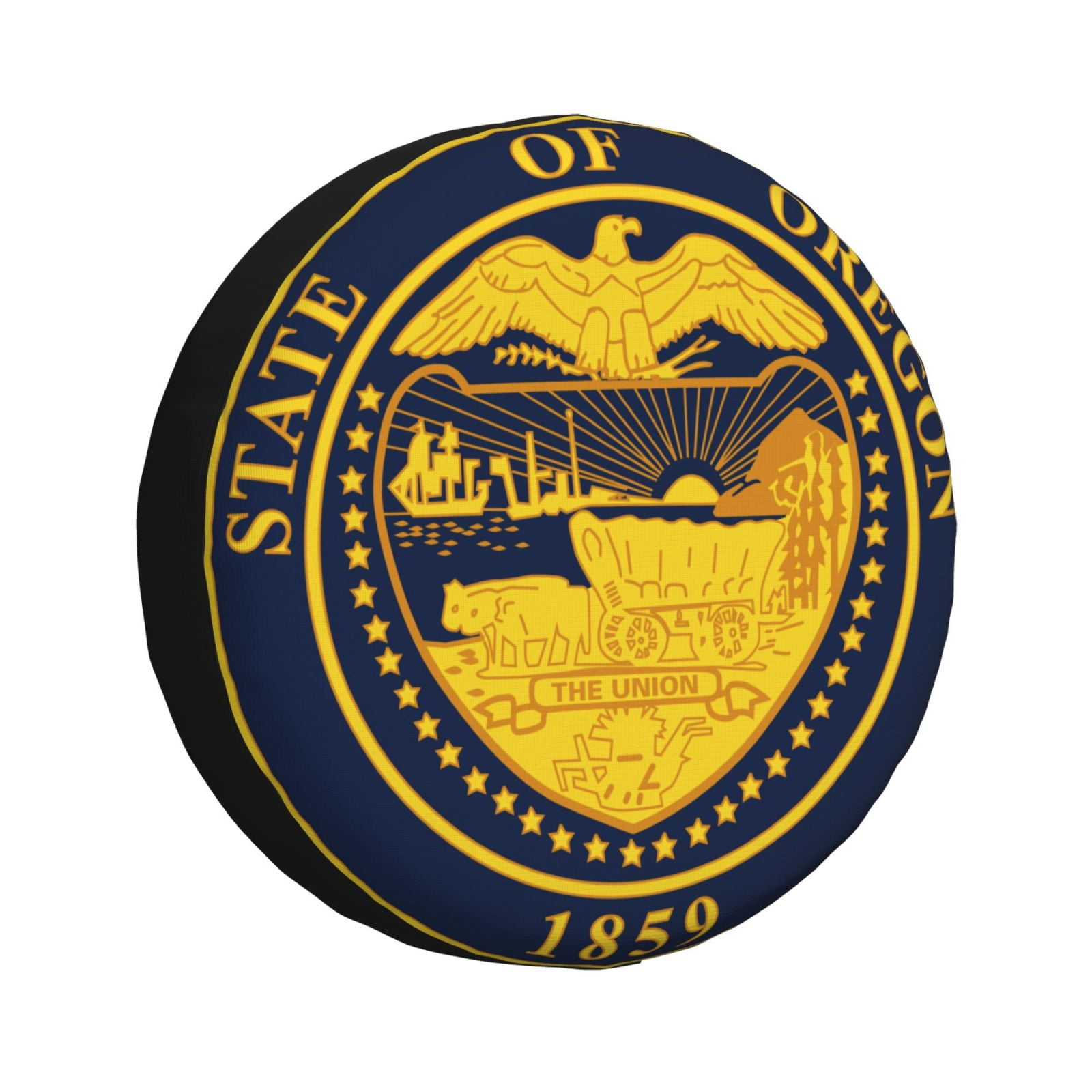 DouZhe Waterproof Spare Tire Cover, Oregon State Seal Flag Prints ...