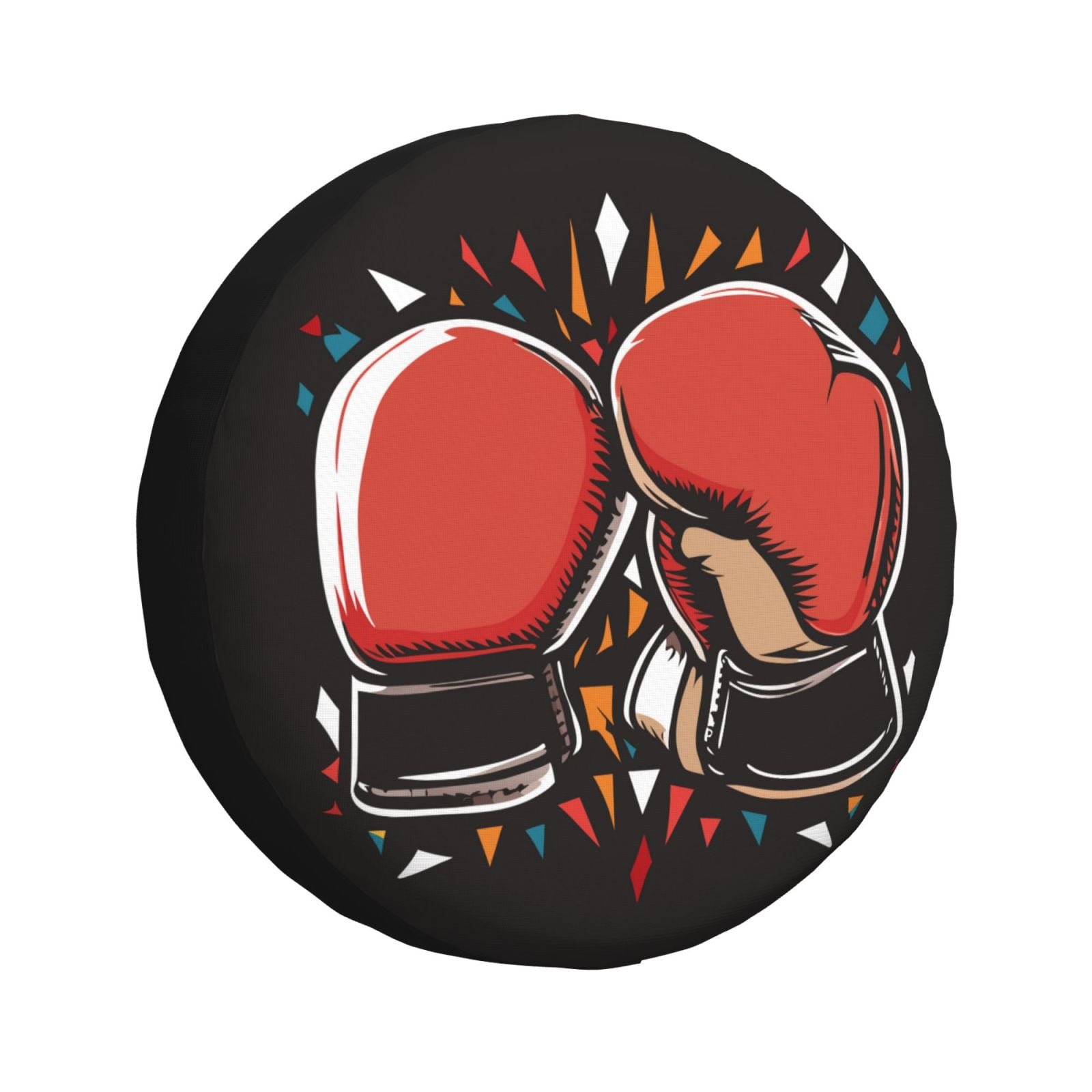 DouZhe Waterproof Spare Tire Cover, Red Boxing Glove Sport Prints ...