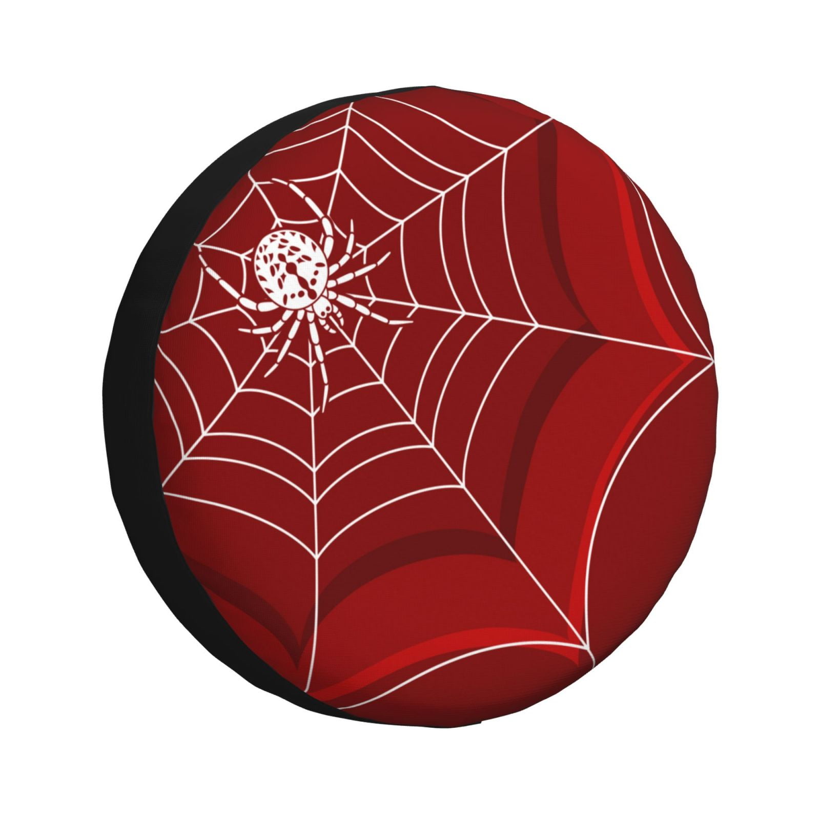 DouZhe Waterproof Spare Tire Cover, Red Spider Web Cobweb Prints ...