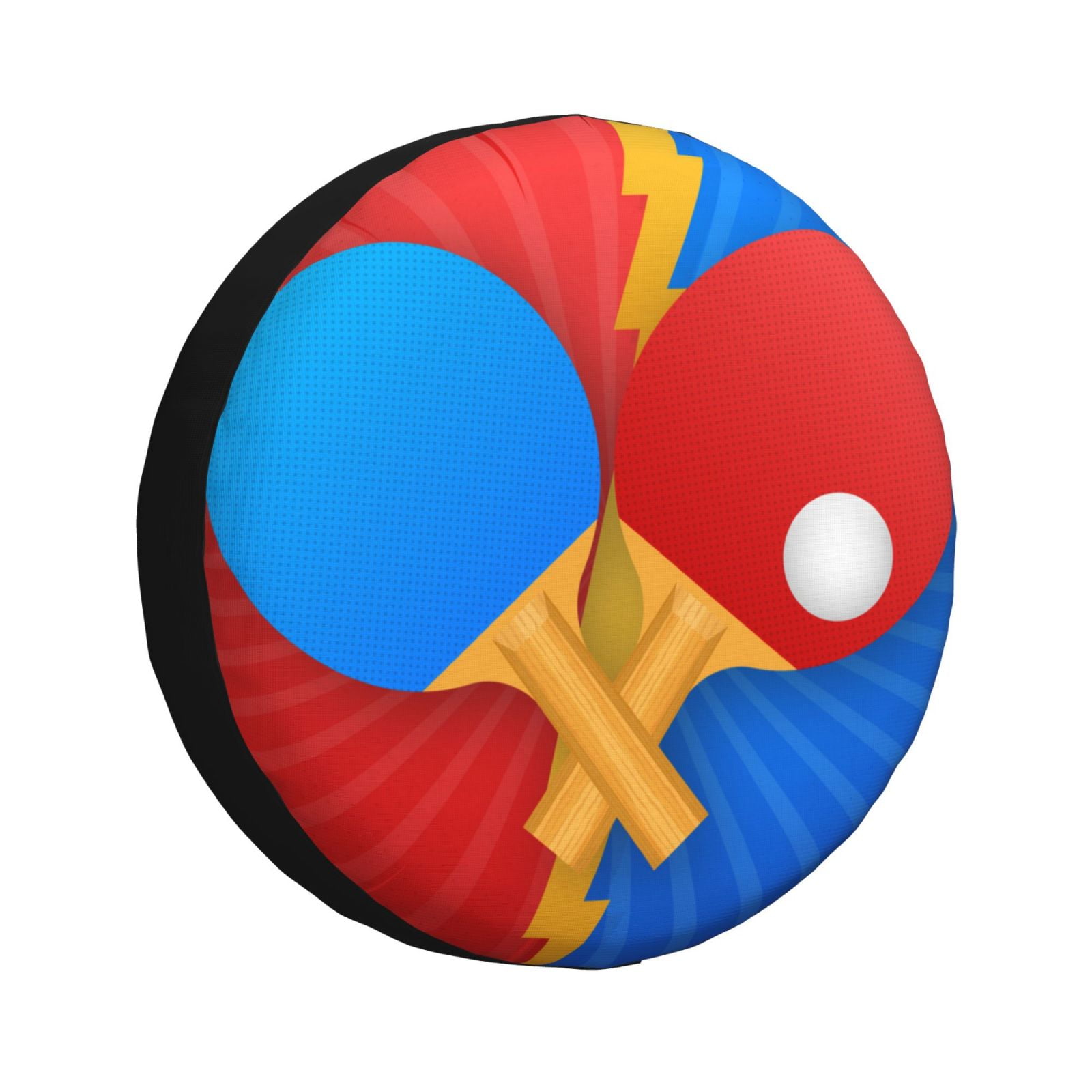 DouZhe Waterproof Spare Tire Cover, Table Tennis Rackets Prints ...