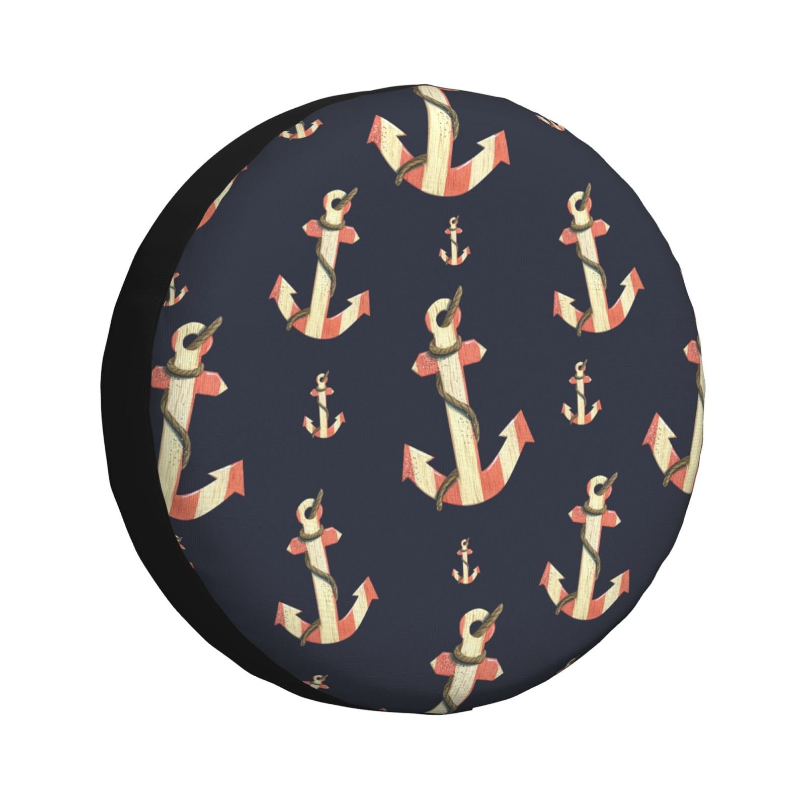 DouZhe Waterproof Spare Tire Cover, Watercolor Anchors Nautical Prints ...