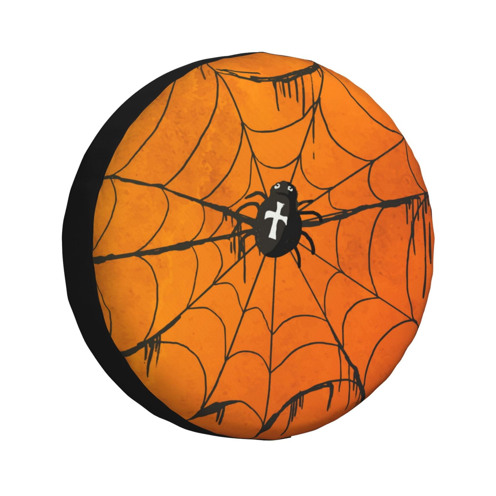 DouZhe Waterproof Spare Tire Cover, Watercolor Spider Web Halloween ...