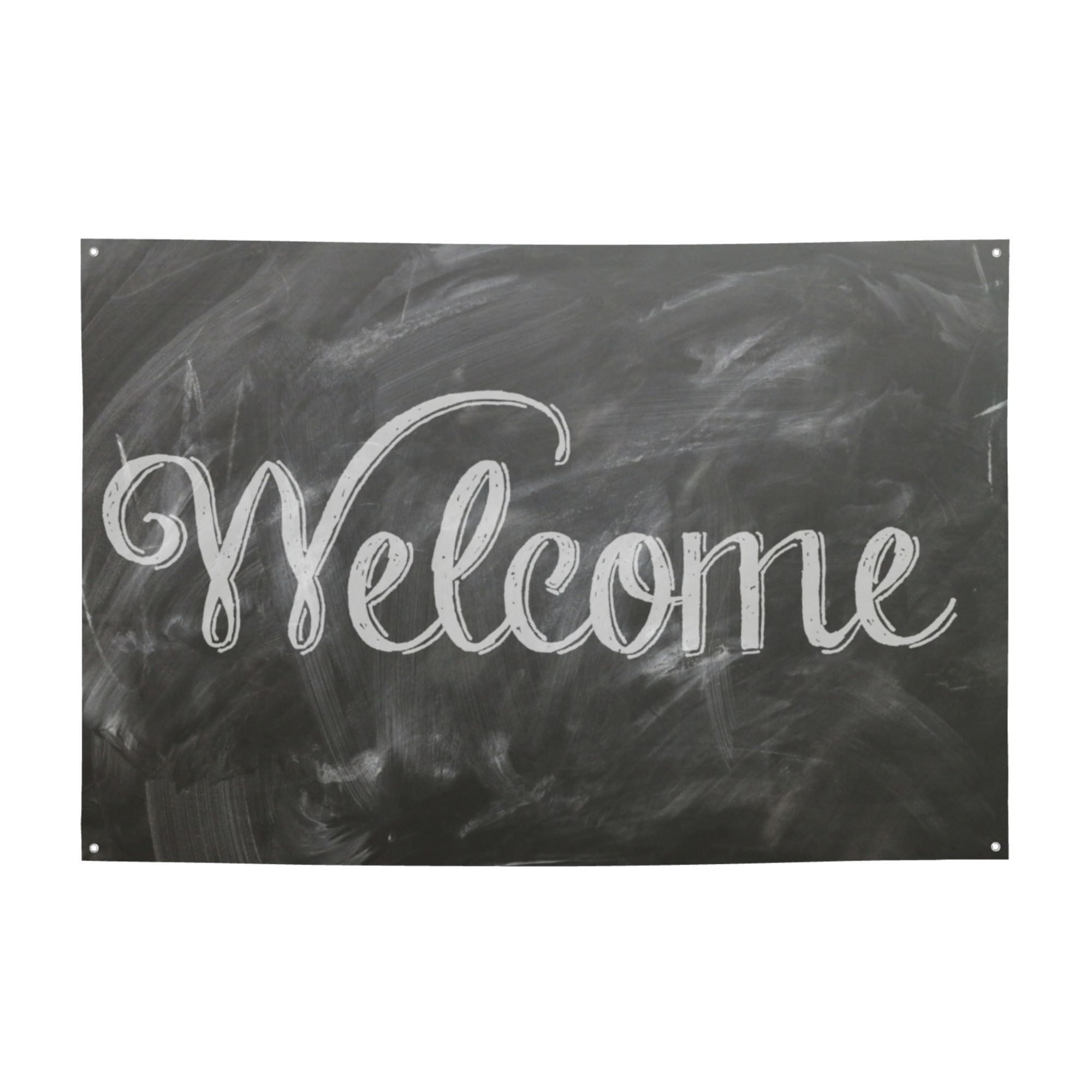 DouZhe Welcome Quote Sign Banner, Blackboard Poster Hanging Banners ...