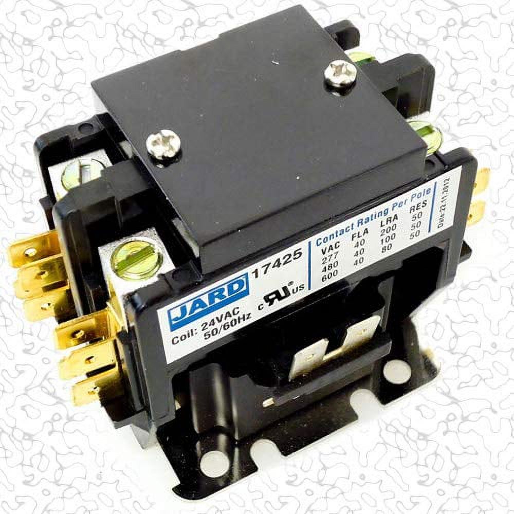 Double (2) Two Pole 40 Amp Condenser Contactor Replaces Intertherm ...