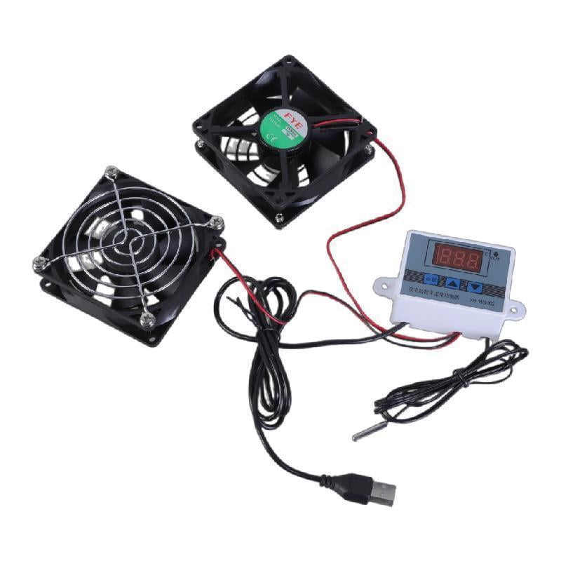Double 80mm Cabinet Fan for Long Lasting Performances in Cabinets 5V1A ...