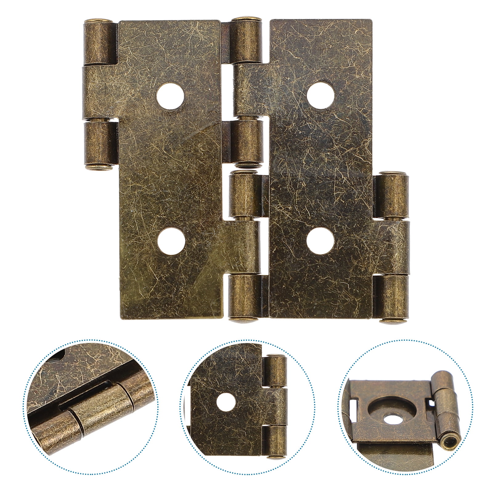 UPOUART folding hinges heavy duty Iron Cabinet Hinges Green Bronze ...