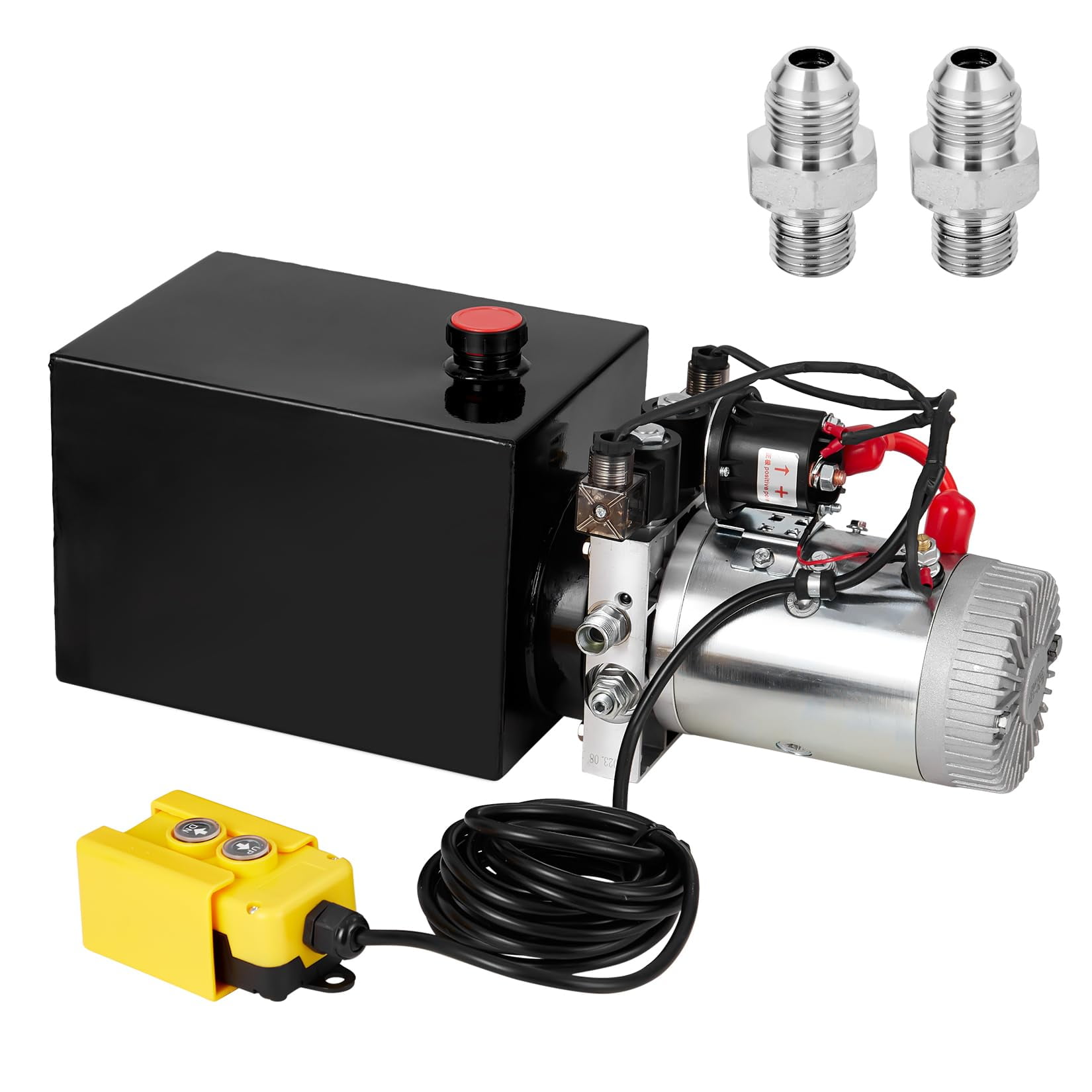 Double Acting Hydraulic Power Unit 12V Car Lift Hydraulic Pump Power ...