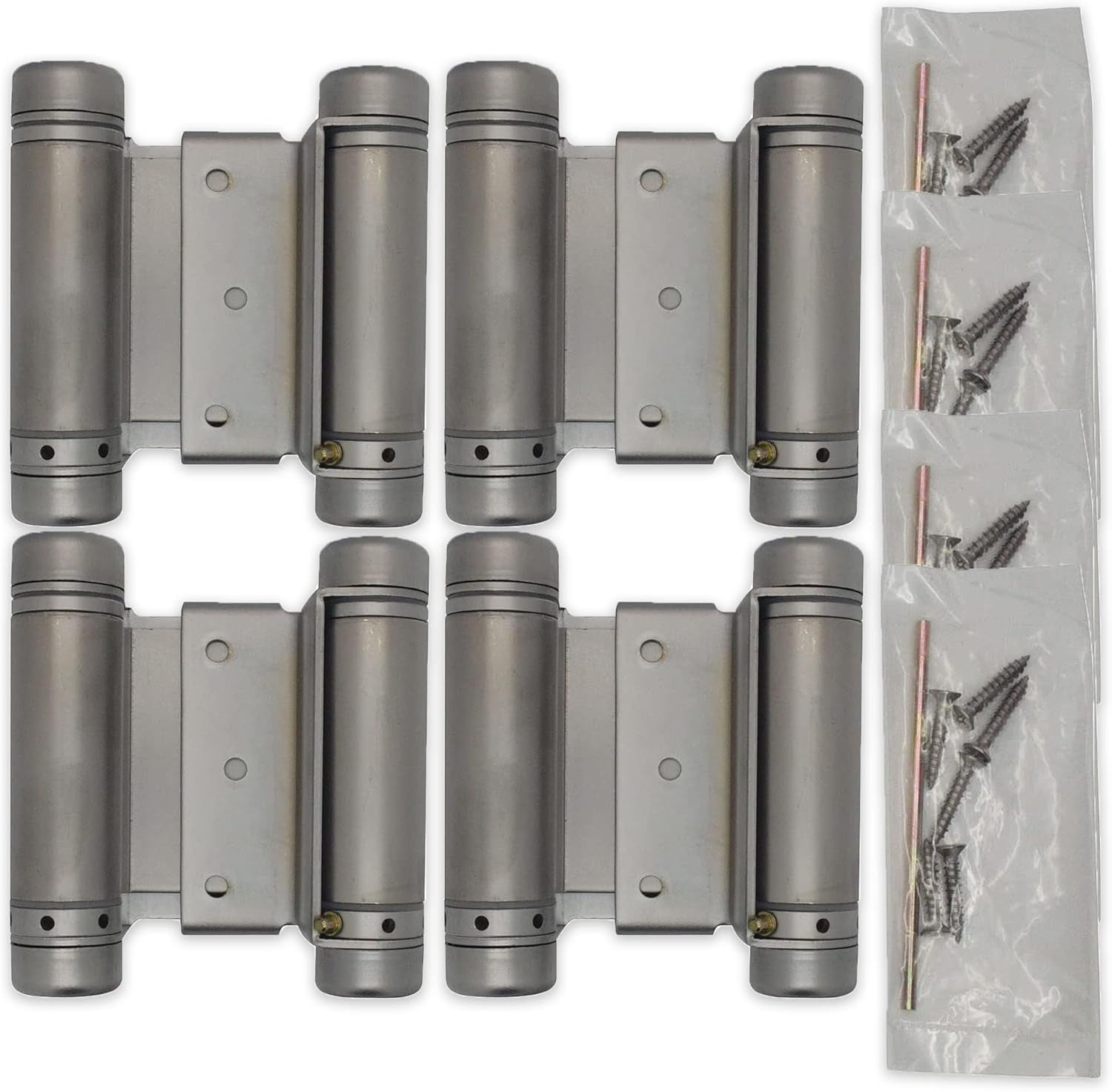 Double Action Spring Hinge – Saloon Door Hinge for in & Out Doorway ...