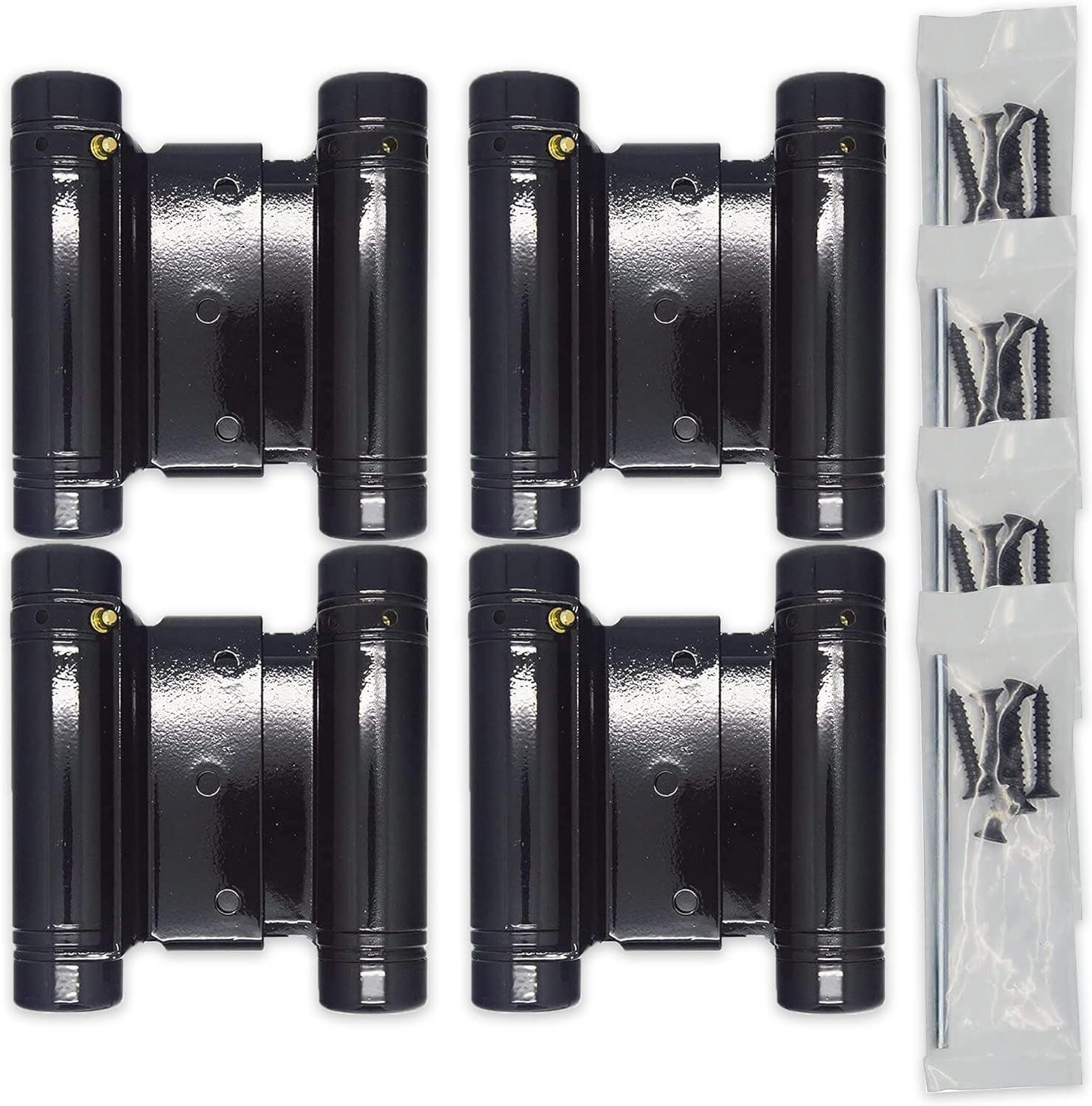 Double Action Spring Hinge – Saloon Door Hinge for in & Out Doorway ...