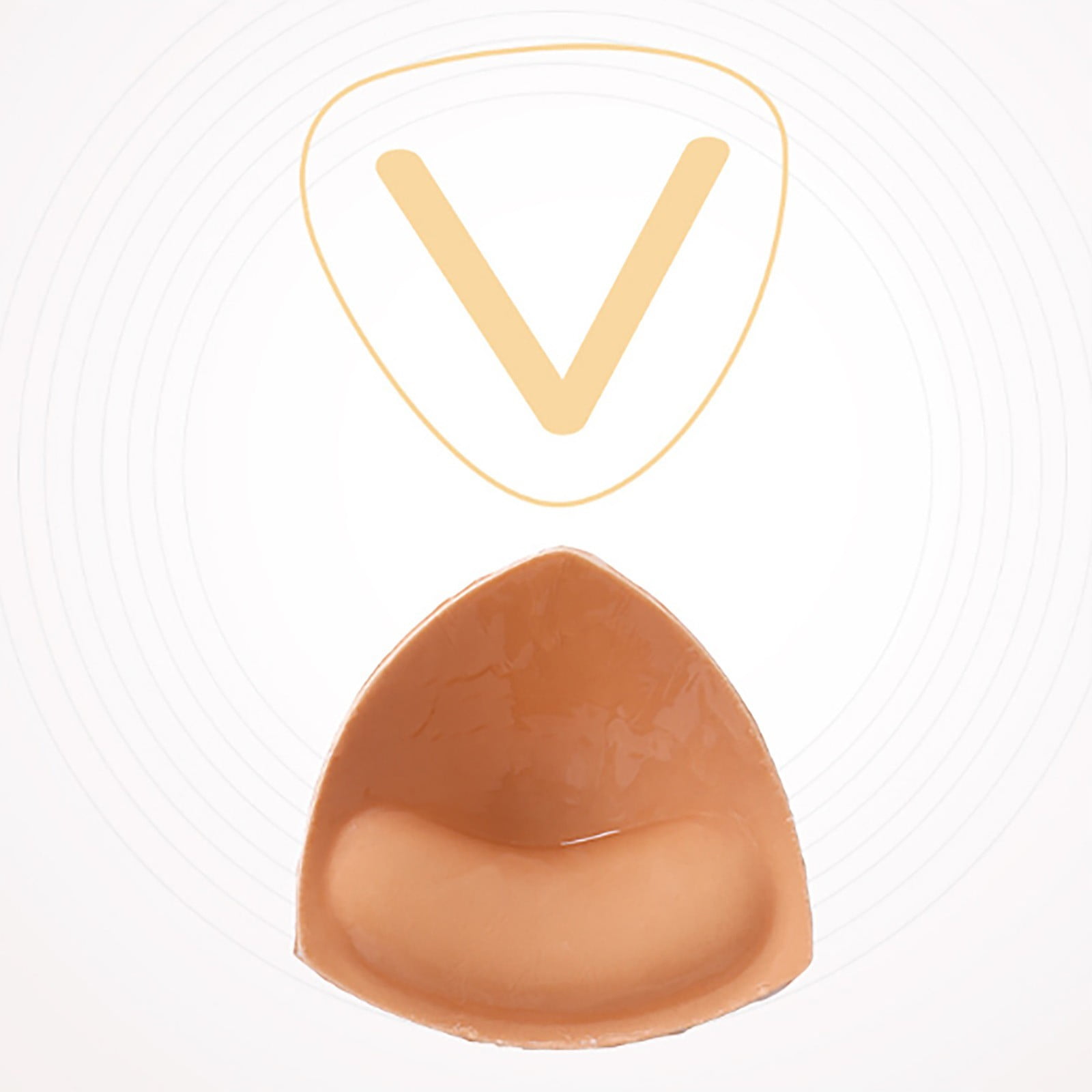 Double Adhesive Inverted V Triangle Sponge Bra Pad Inserts Swimsuit ...
