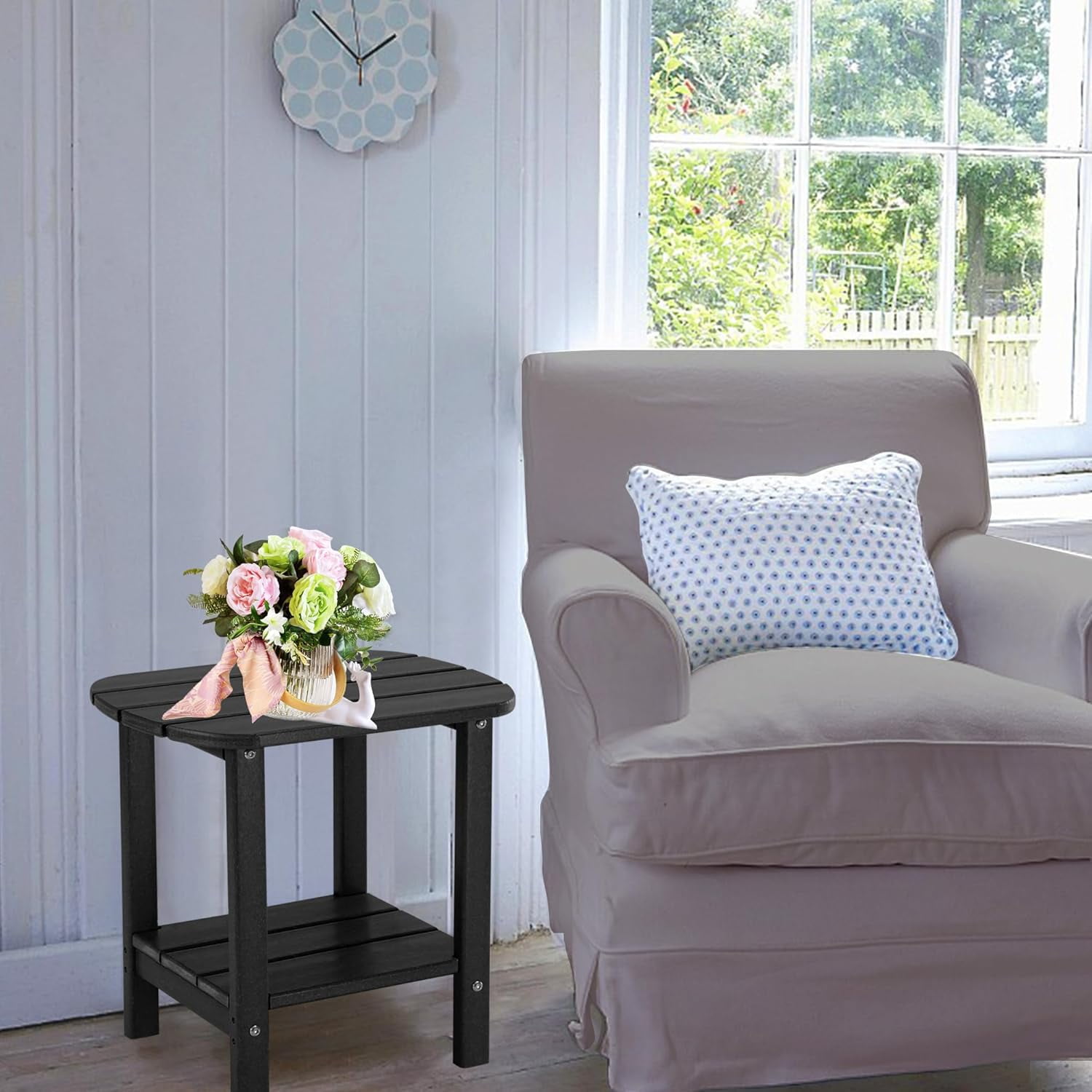 Double Adirondack Side Table, Outdoor Side Tables, End Tables for ...