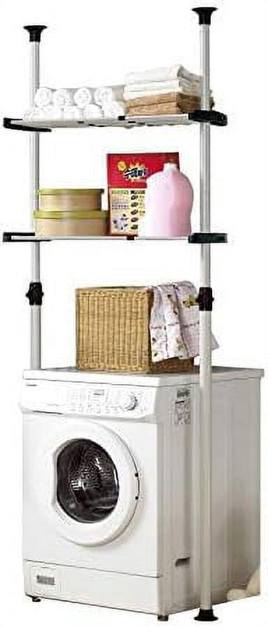 Double Adjustable Laundry Shelf Clothing Rack, Made In Korea, PHUS-0043 ...