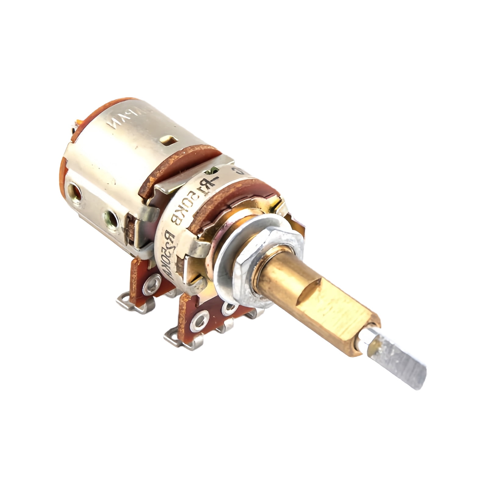 Double Adjustable Rotary A50k B50k Bent Foot Potentiometer With ...