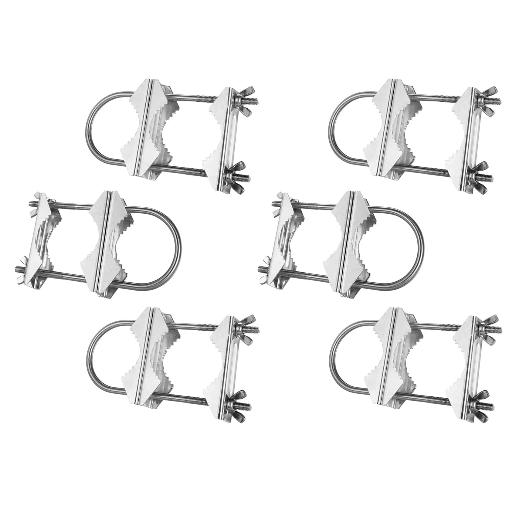 Pole Fixing Bolt Set Of 2 Heavy Duty 2 Inch Mast Clamp U-Bolt Set (x2 ...